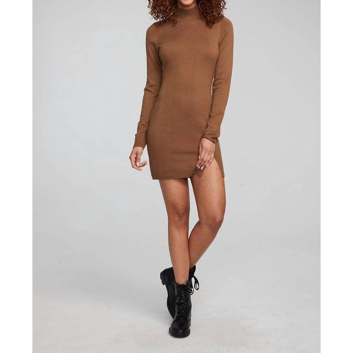Chaser LA CHASER Edita Mini Dress In Deep Taupe | Grailed