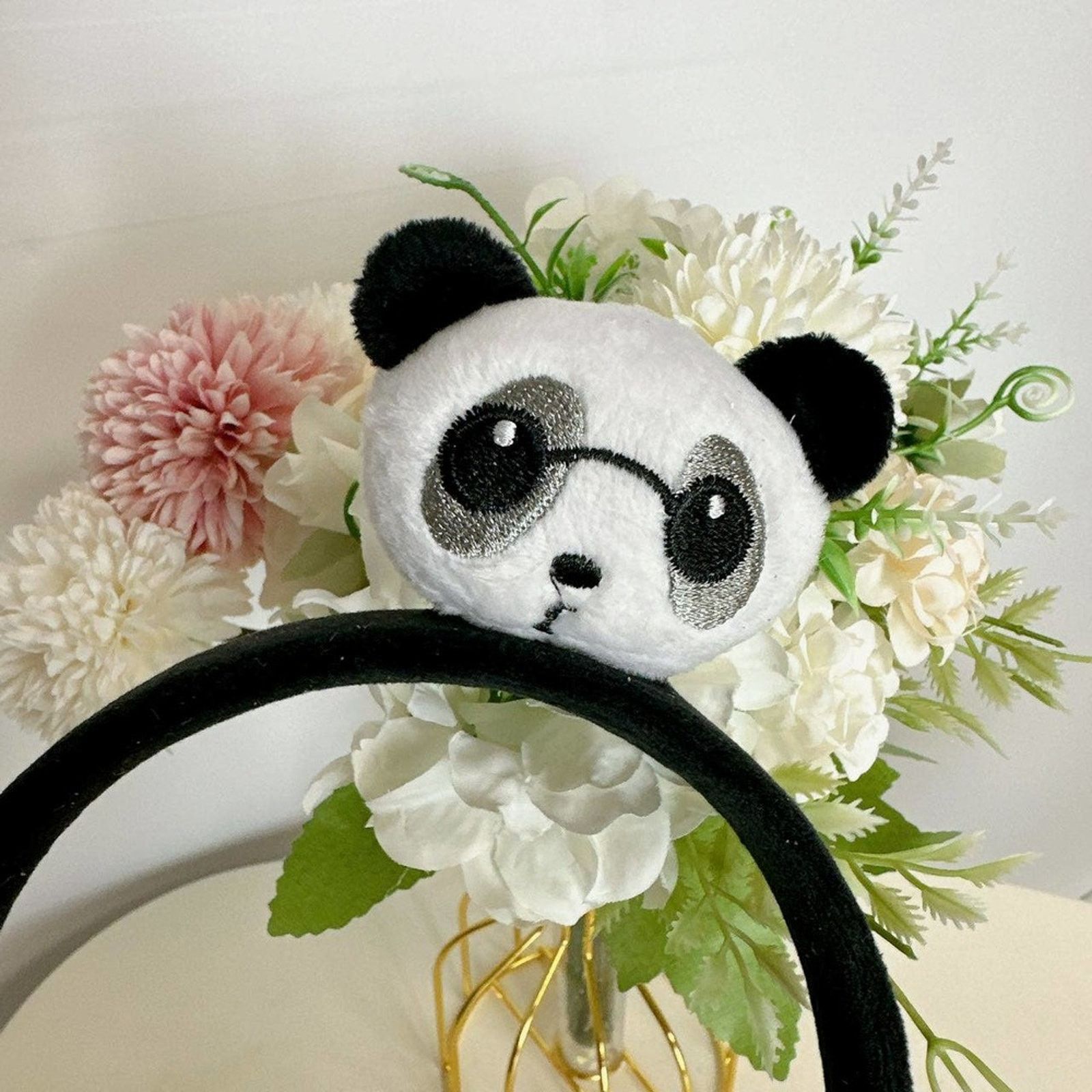 Tabasco Panda hair band IN Black White Multi | Grailed
