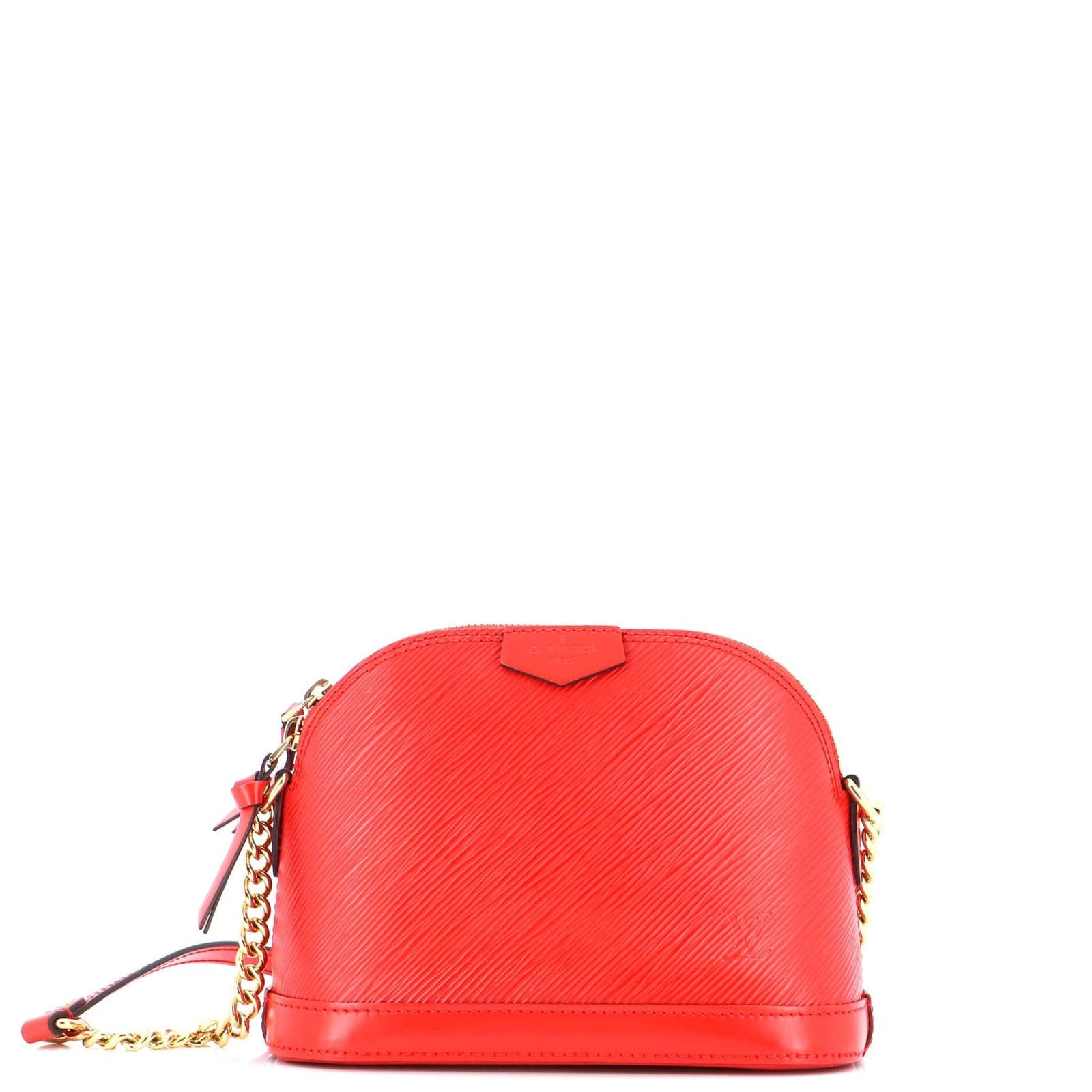 Louis Vuitton Alma Chain Handbag Epi Leather Mini | Grailed