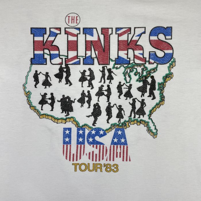 Tour Tee The Kinks Band T-shirt - L034 | Grailed