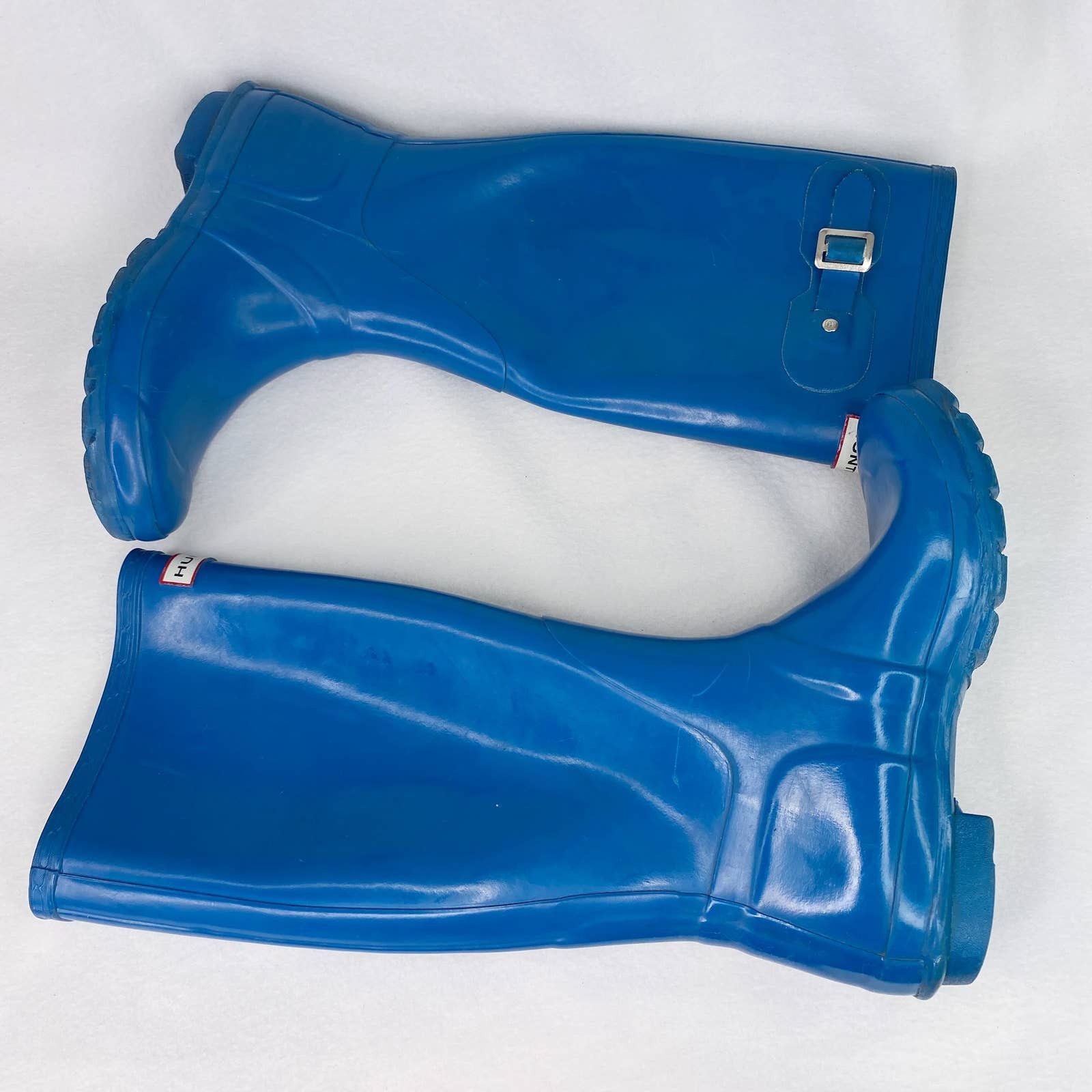 Hunter Hunter Boots Original Gloss Tall 6M Turquoise Teal | Grailed