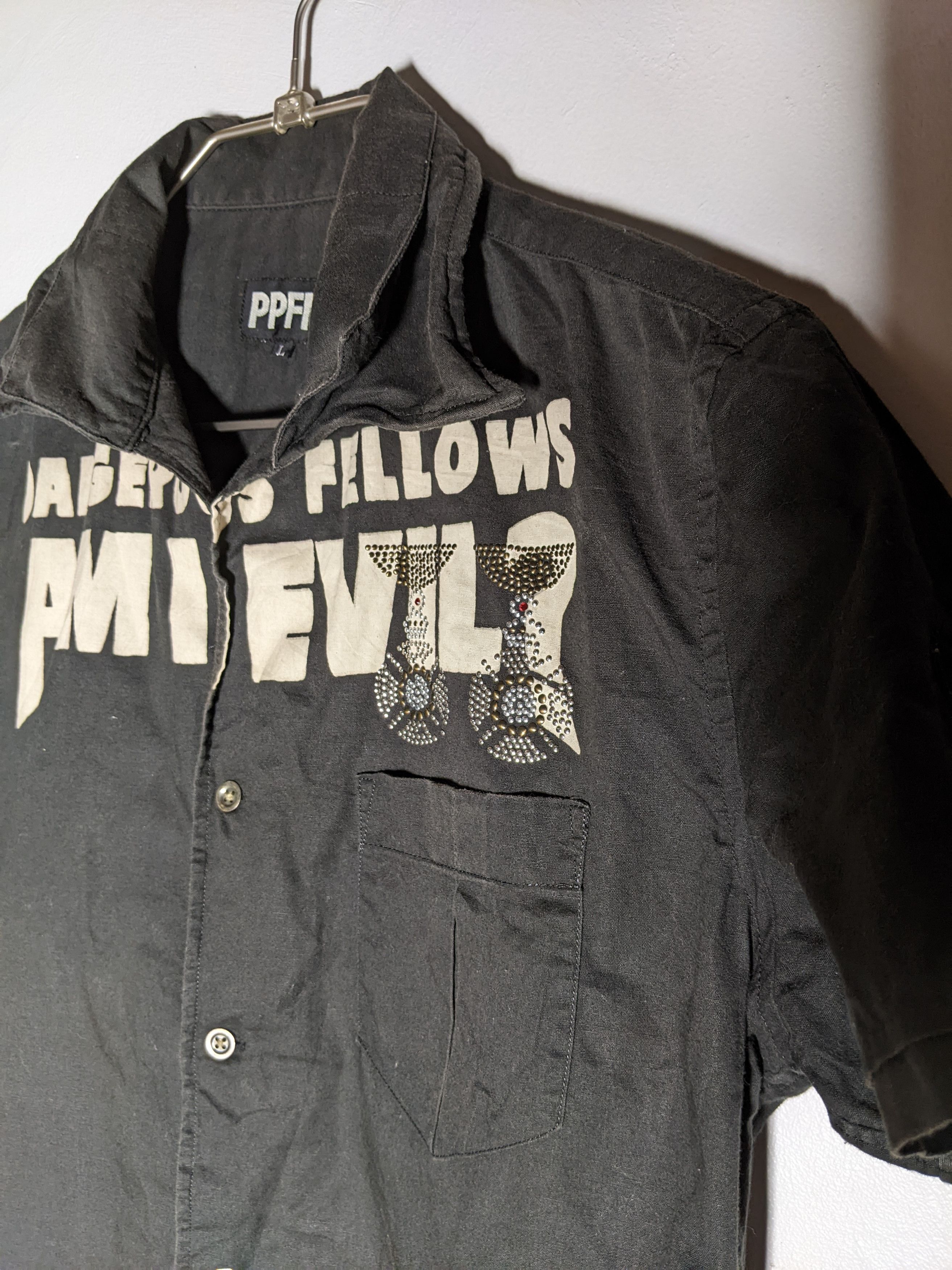 PPFM PPFM Millitary Punk Shirt | Grailed