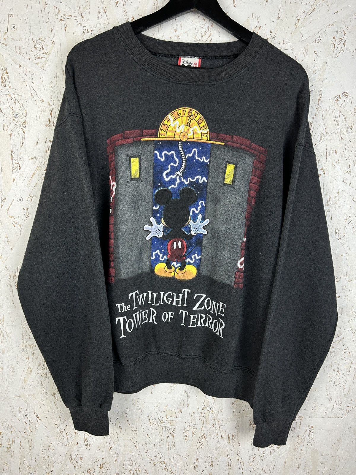 Disney 90s Disney Mickey Mouse Twilight Zone Tower Of Terror Sweat ...