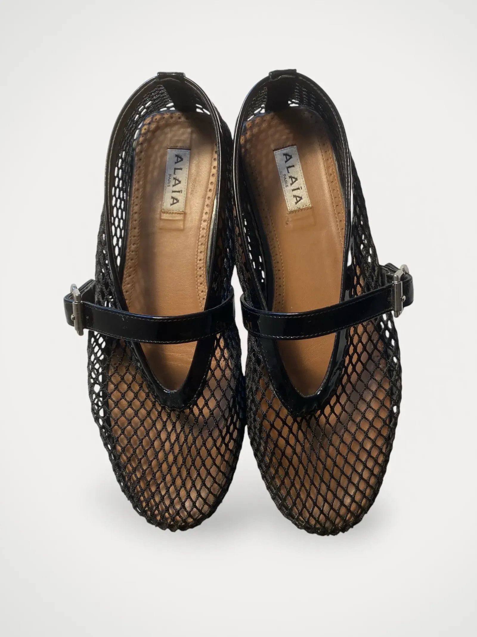 Alaia Alaïa Black mesh ballet flats Ballet Flats | Grailed