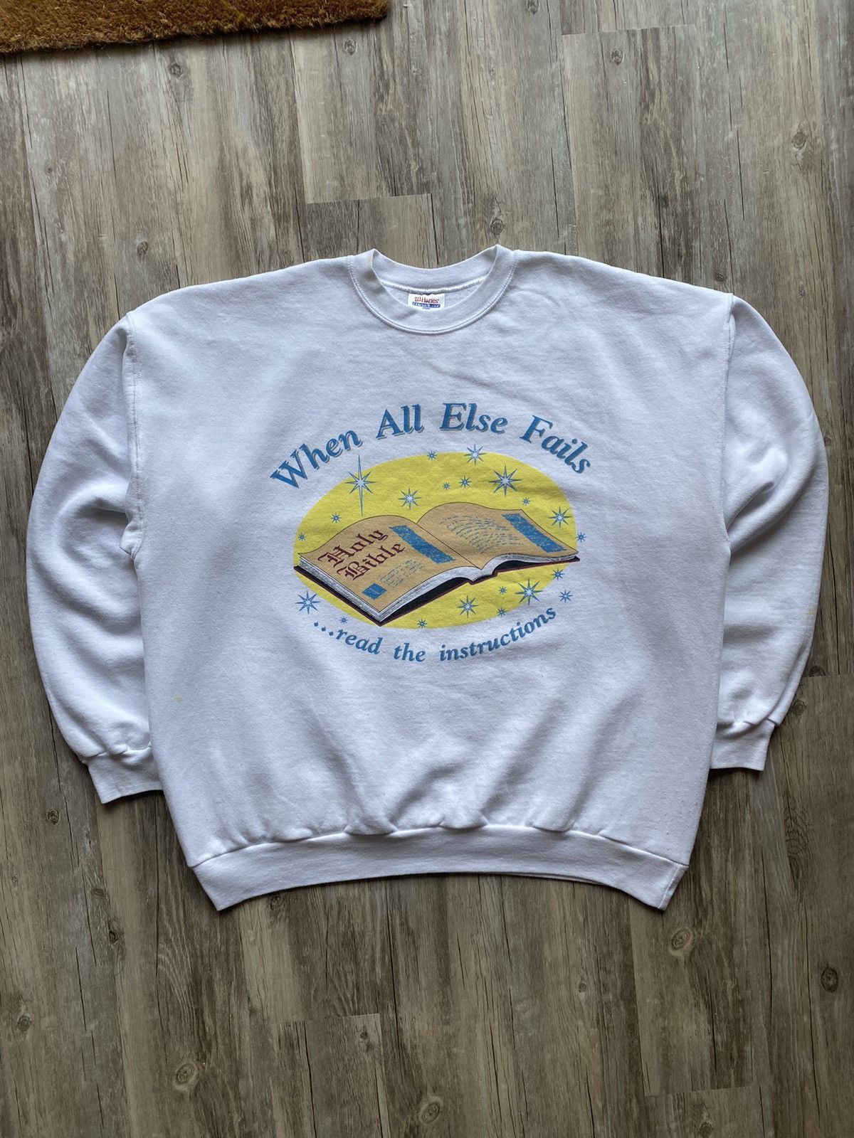 Streetwear × Vintage Vintage Y2K The Holy Bible Religion Jesus God ...