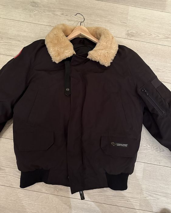 Canada Goose Canada Goose Air Force Down Shearling Bomber size L | Grailed