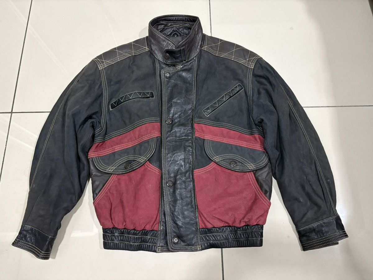 Balmain 🏁 RARE ARCHIVE Pierre Balmain Paris Leather Bomber Jacket | Grailed