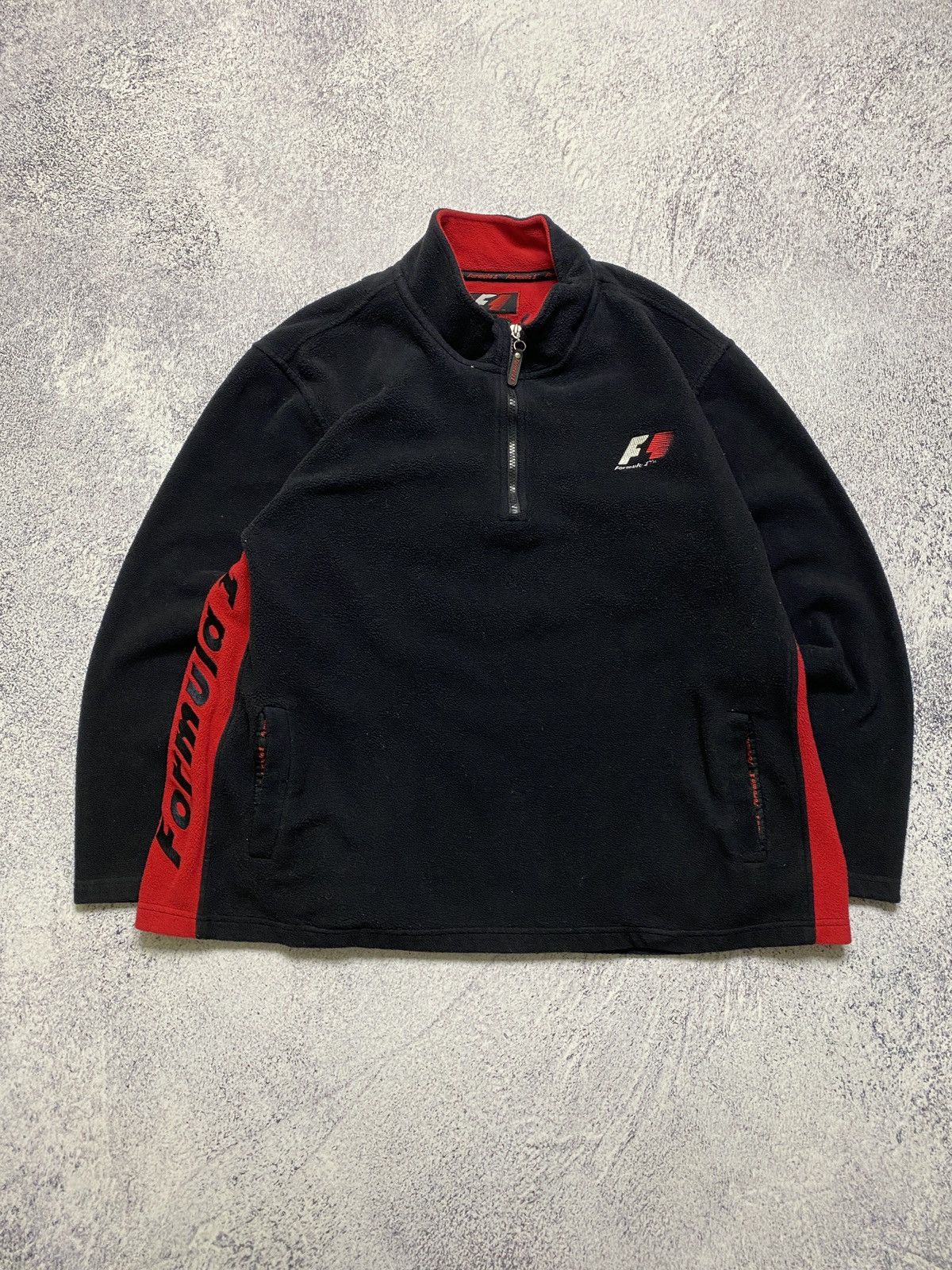Ferrari × Racing × Vintage Vintage 90s Formula 1 Racing Fleece Jacket ...