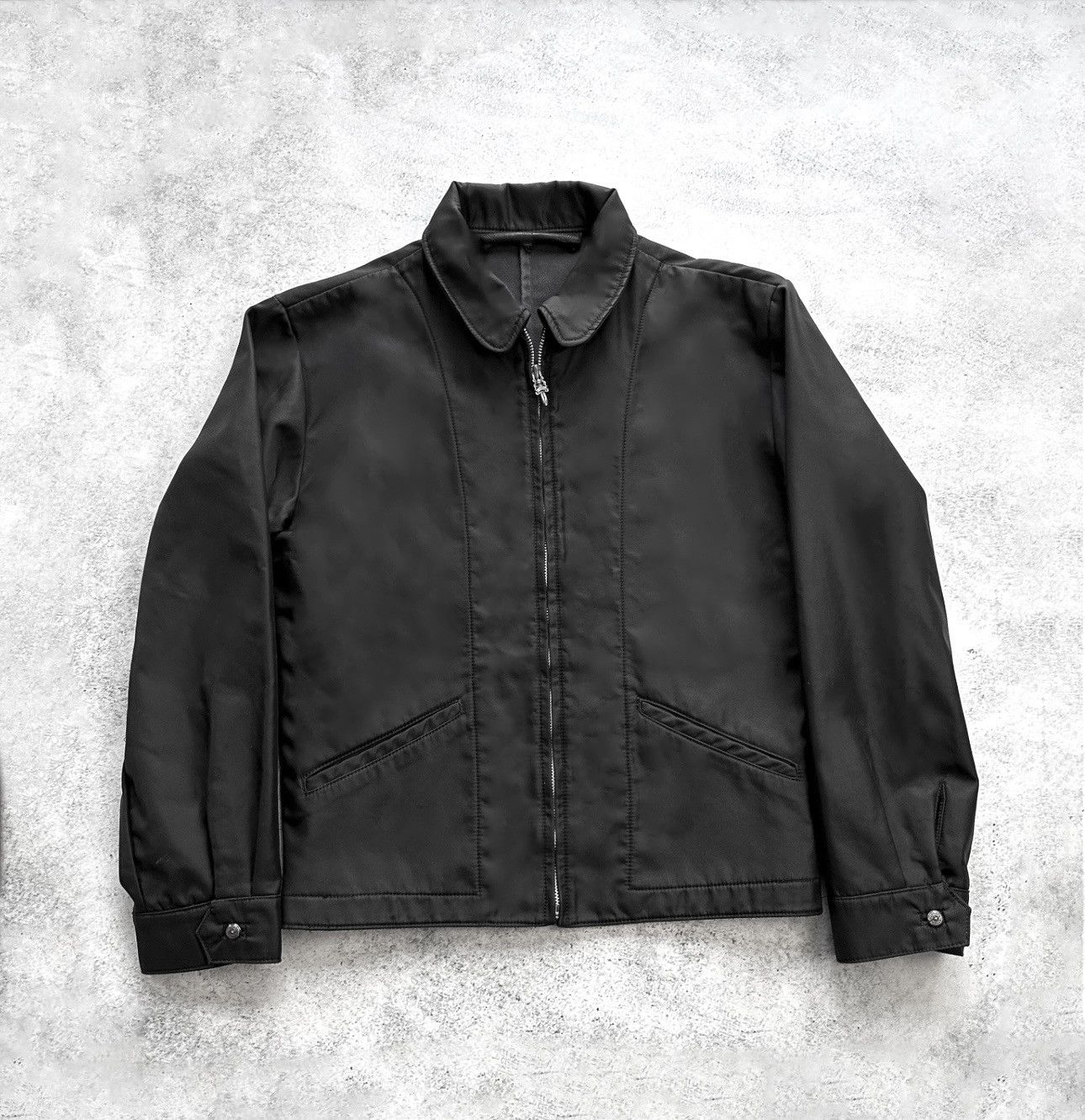Chrome Hearts Cemetery Cross Patch Nylon Work Jacket | Grailed