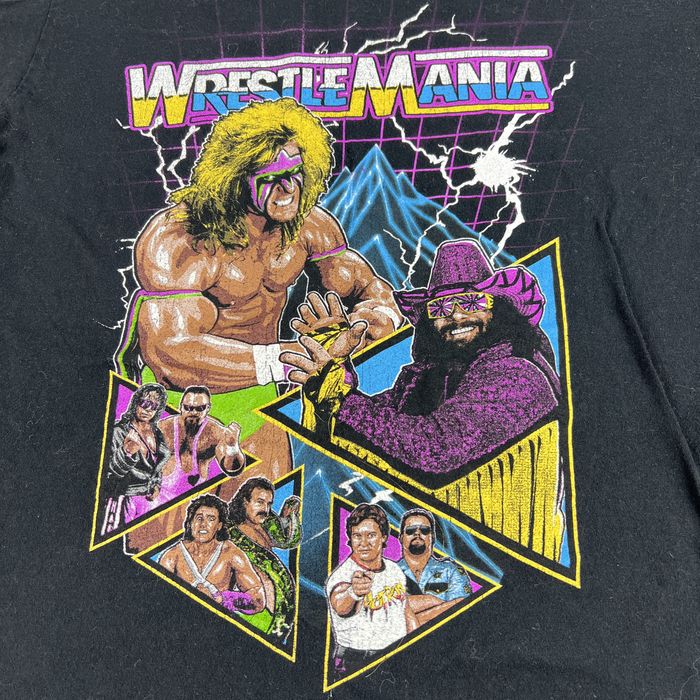 Mad Engine WWE Wrestle Mania Ultimate Warrior Vs Macho Man Tee | Grailed