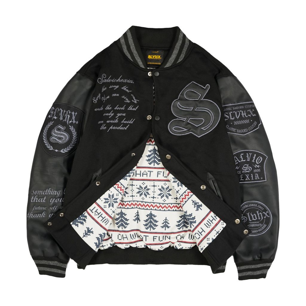 Varsity × Varsity Jacket Varsity Jacket Black My Pride | Grailed