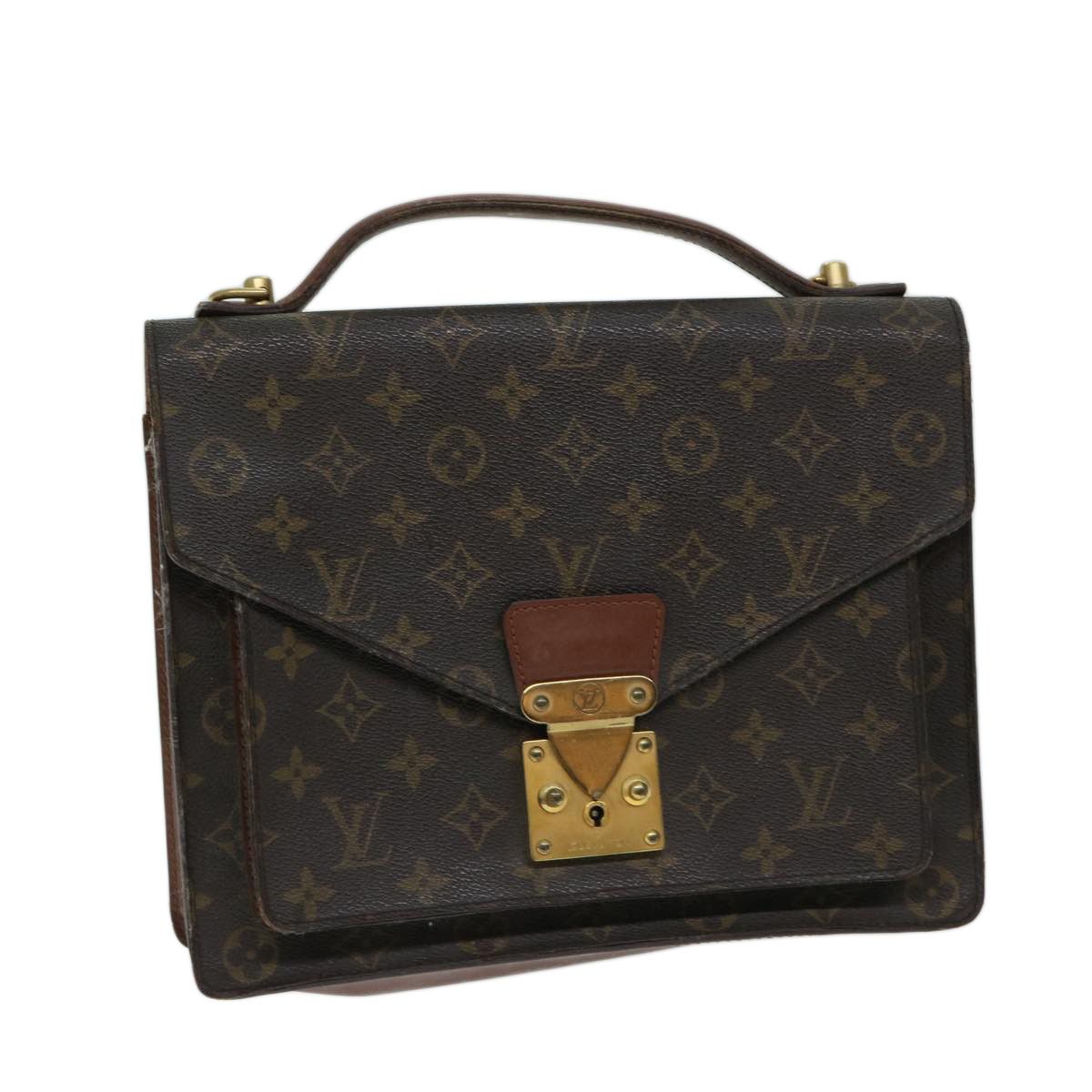 Louis Vuitton LOUIS VUITTON Monogram Monceau 28 Hand Bag 2way M51185 LV ...