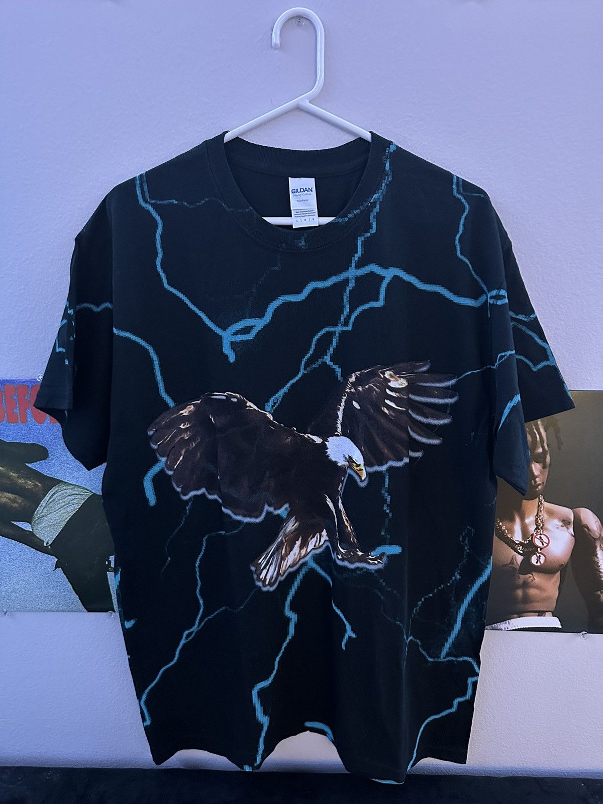 Travis Scott Birds in the Trap Lightning Tee | Grailed