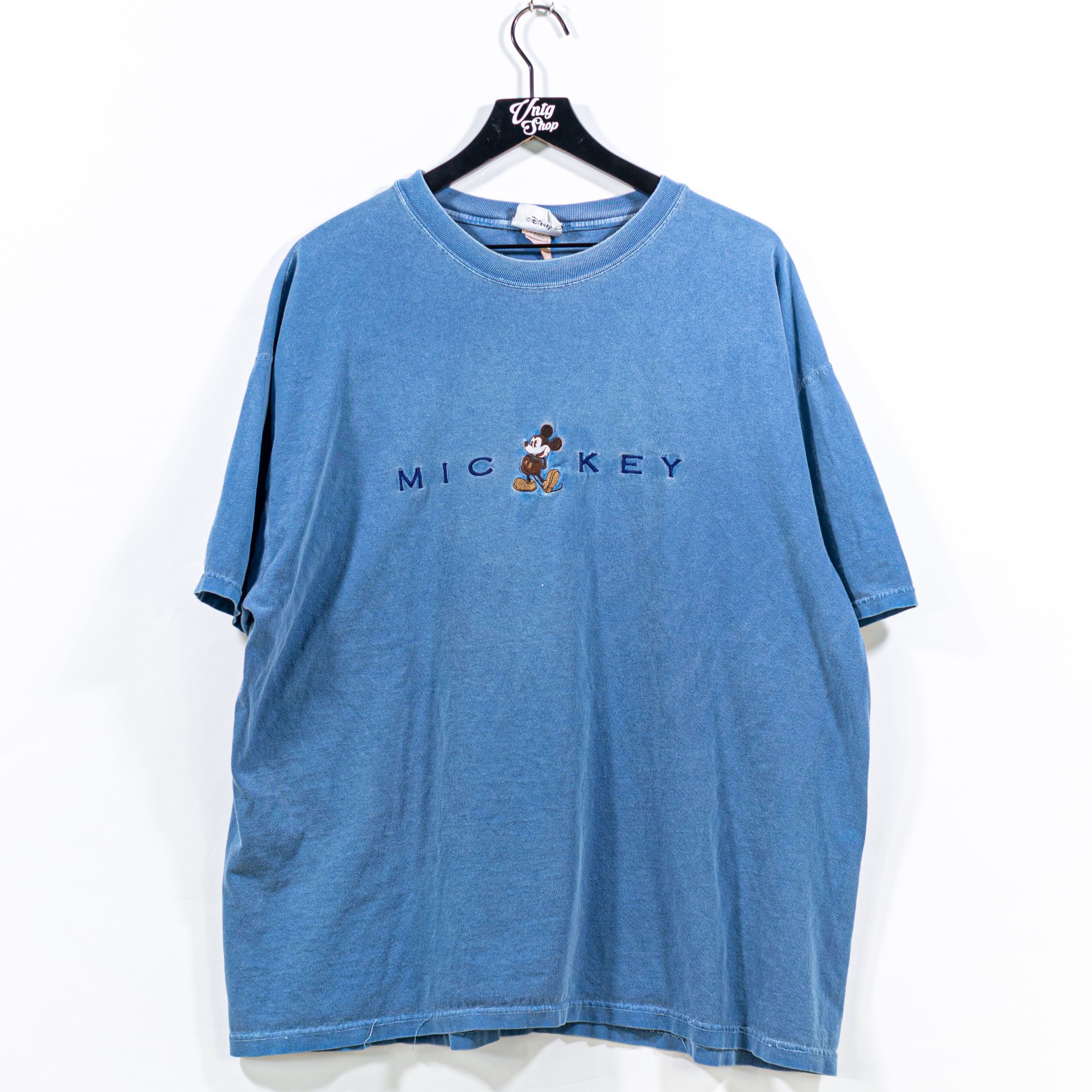 Vintage Walt Disney World Mickey Mouse T-Shirt Y2K Sun Faded Tonal ...