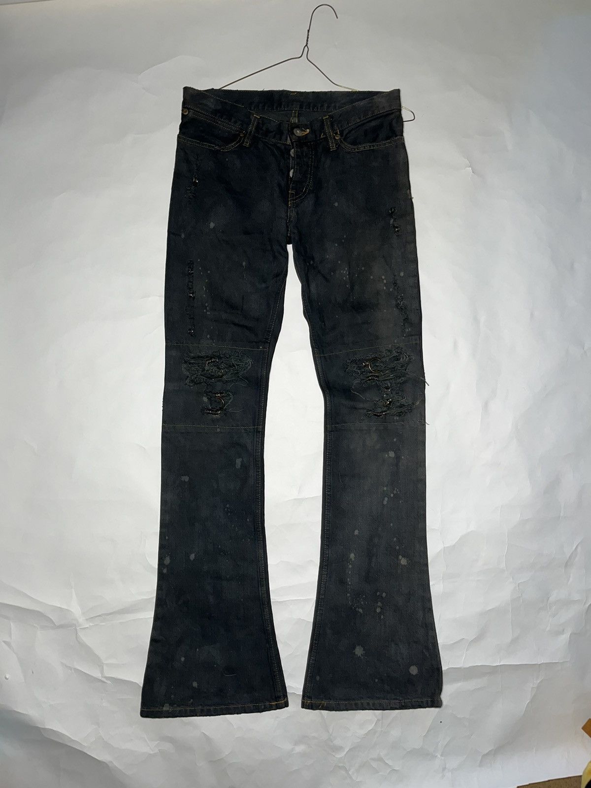 If Six Was Nine SOLD Ifsixwasnine black mudmax denim | Grailed