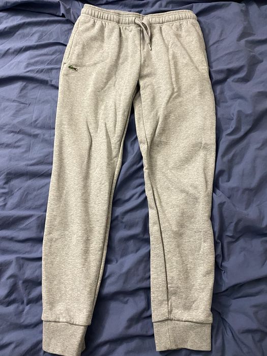 Lacoste Grey Lacoste Sweatsuit Top & Bottom Medium | Grailed