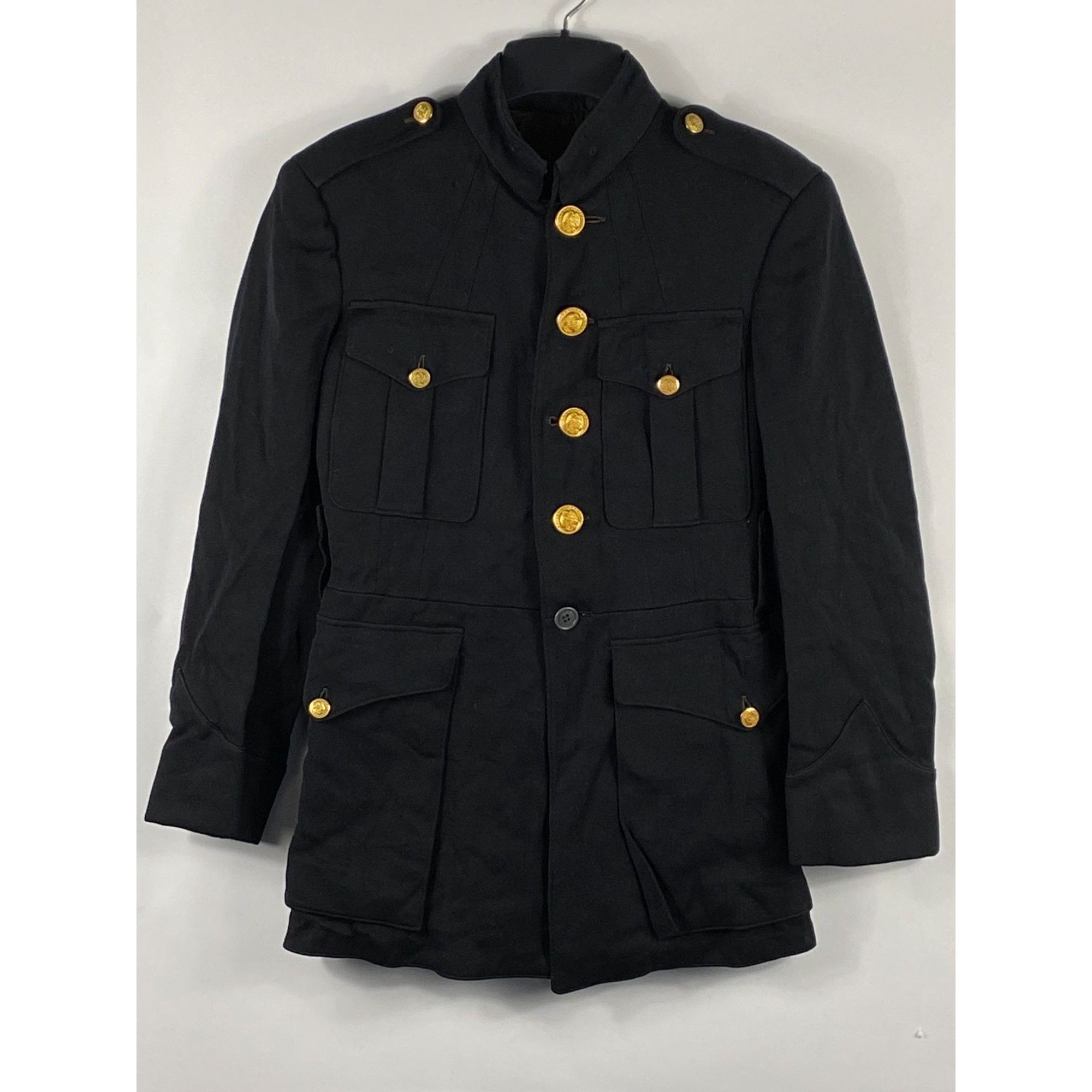 Vintage Vintage 1965 US Marines USMC Officer Dress Jacket Coat Black ...