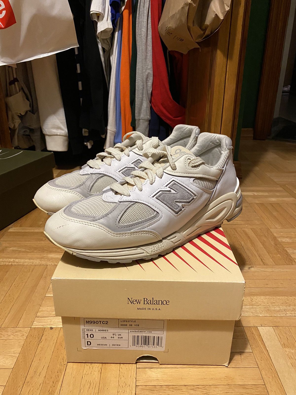 New Balance New Balance 990v2 Sea Salt MiUSA Teddy Santis ALD Exclusive ...