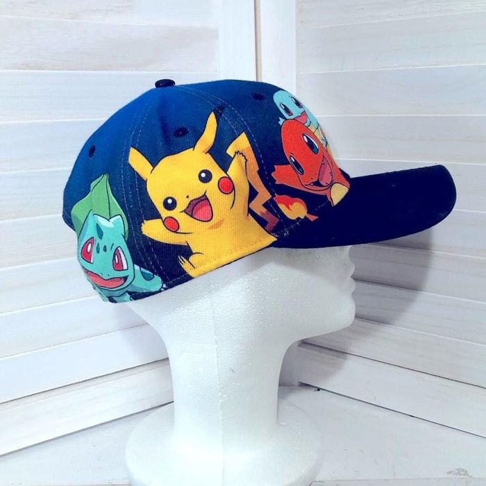 Pokemon Pokémon Characters yellow black cotton baseball hat adult | Grailed