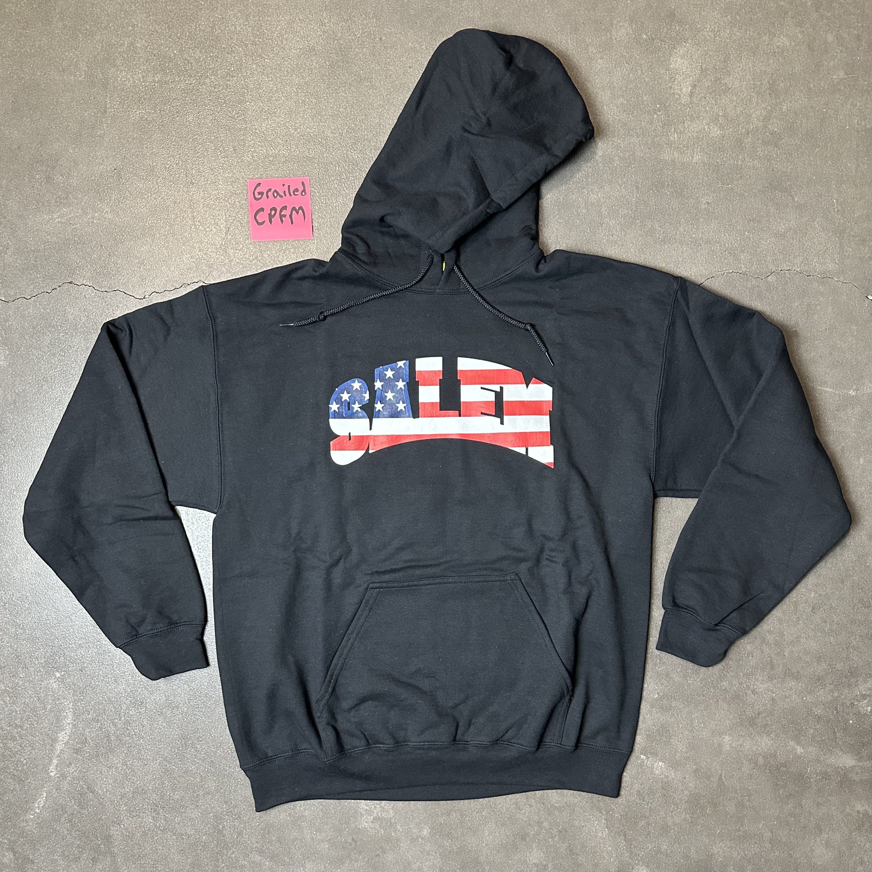 S4LEM Salem American Collegiate Logo Hoodie Black L | Grailed