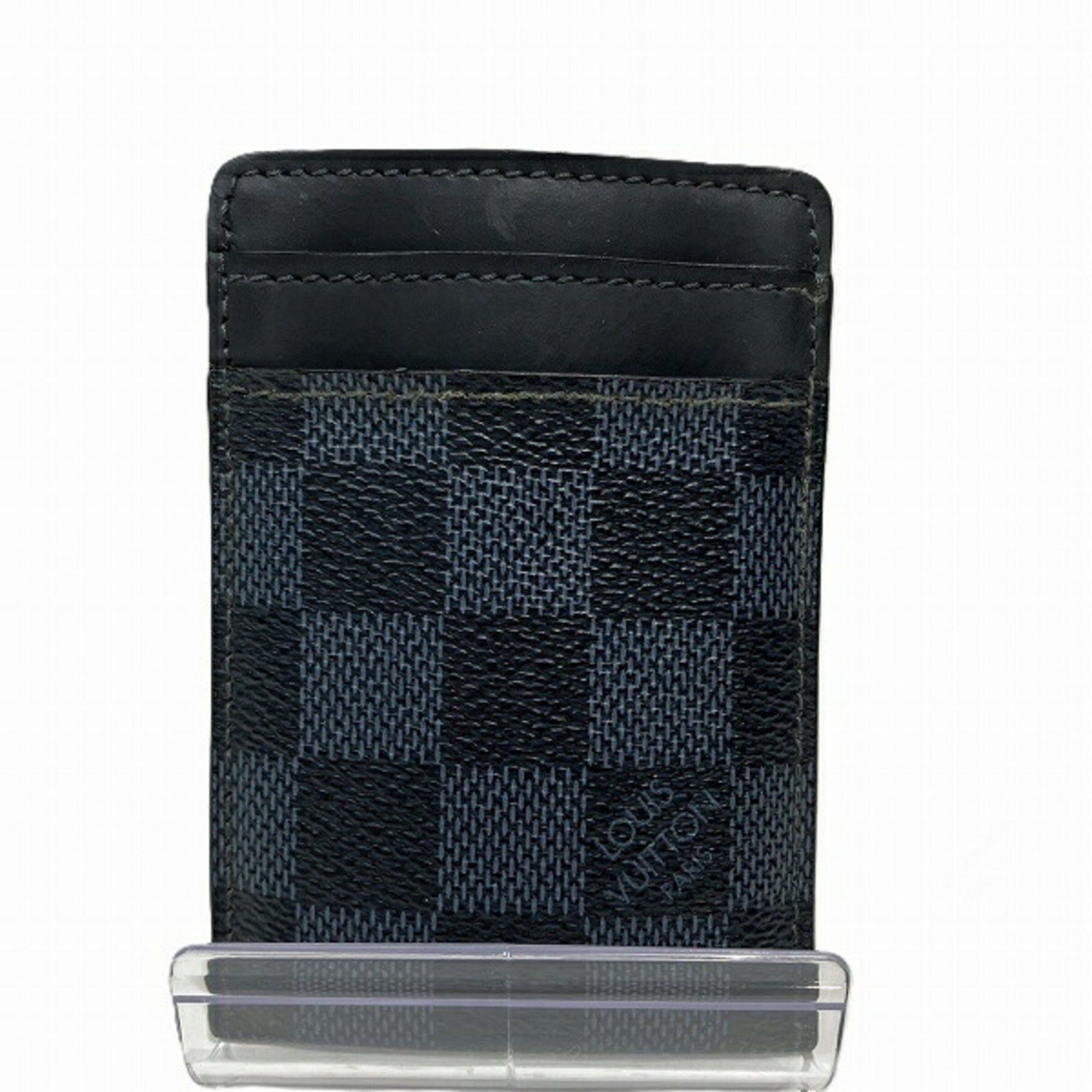 Louis Vuitton Louis Vuitton Damier Porte Carte Pens N63217 Money Clip ...