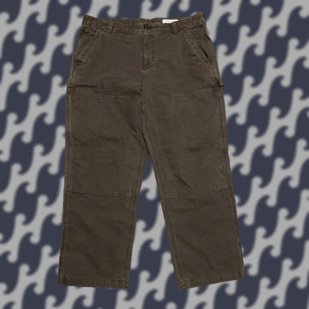 Outerknown OUTERKNOWN Craftsman Pants Mens 40x30 Brown Carpenter Double ...