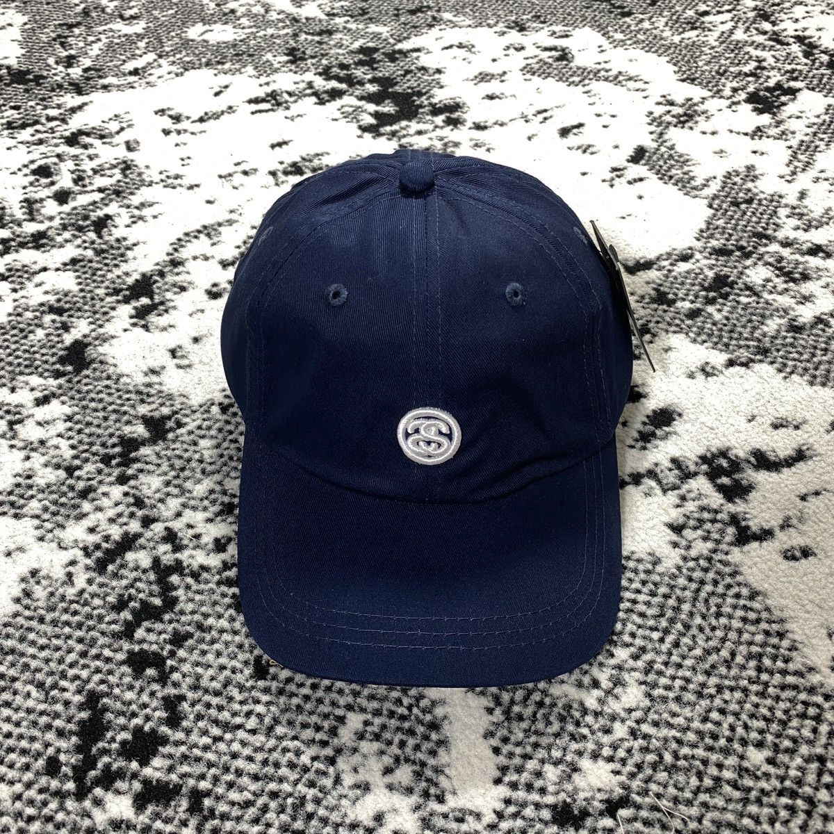Streetwear × Stussy × Vintage STUSSY CONTRAST CAP HAT IN NAVY | Grailed