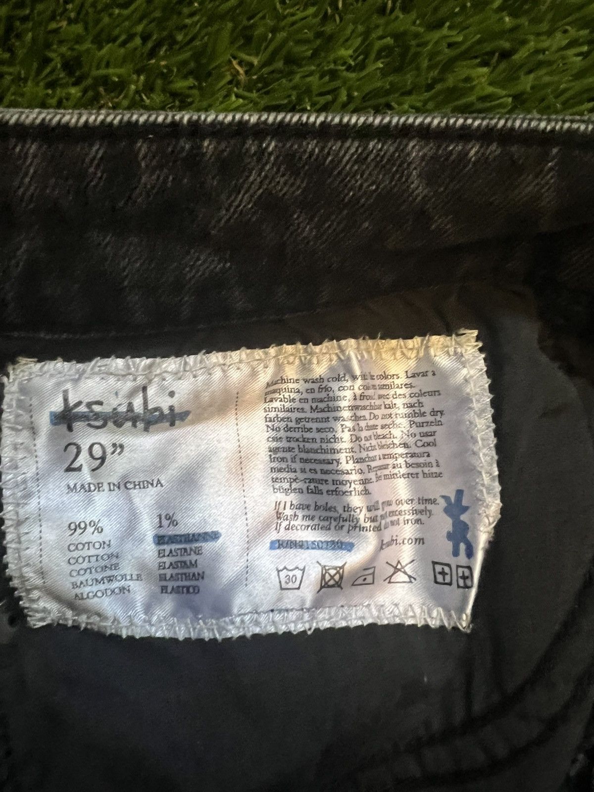 Ksubi Ksubi Van Winkle Dynamite Trash Black Slim Denim | Grailed