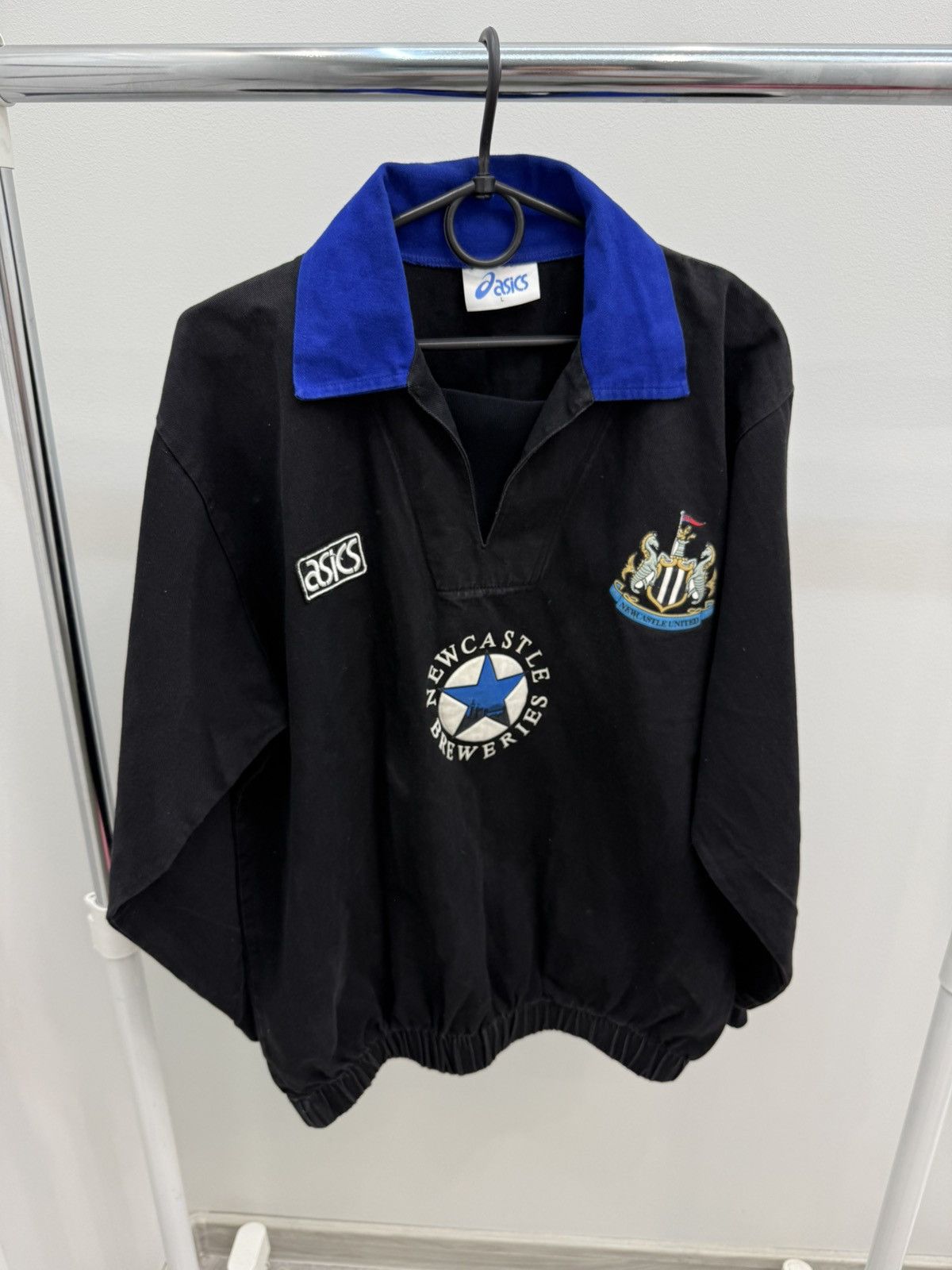 Asics × Vintage Vintage 1995 Asics Newcastle United Sweatshirt ...