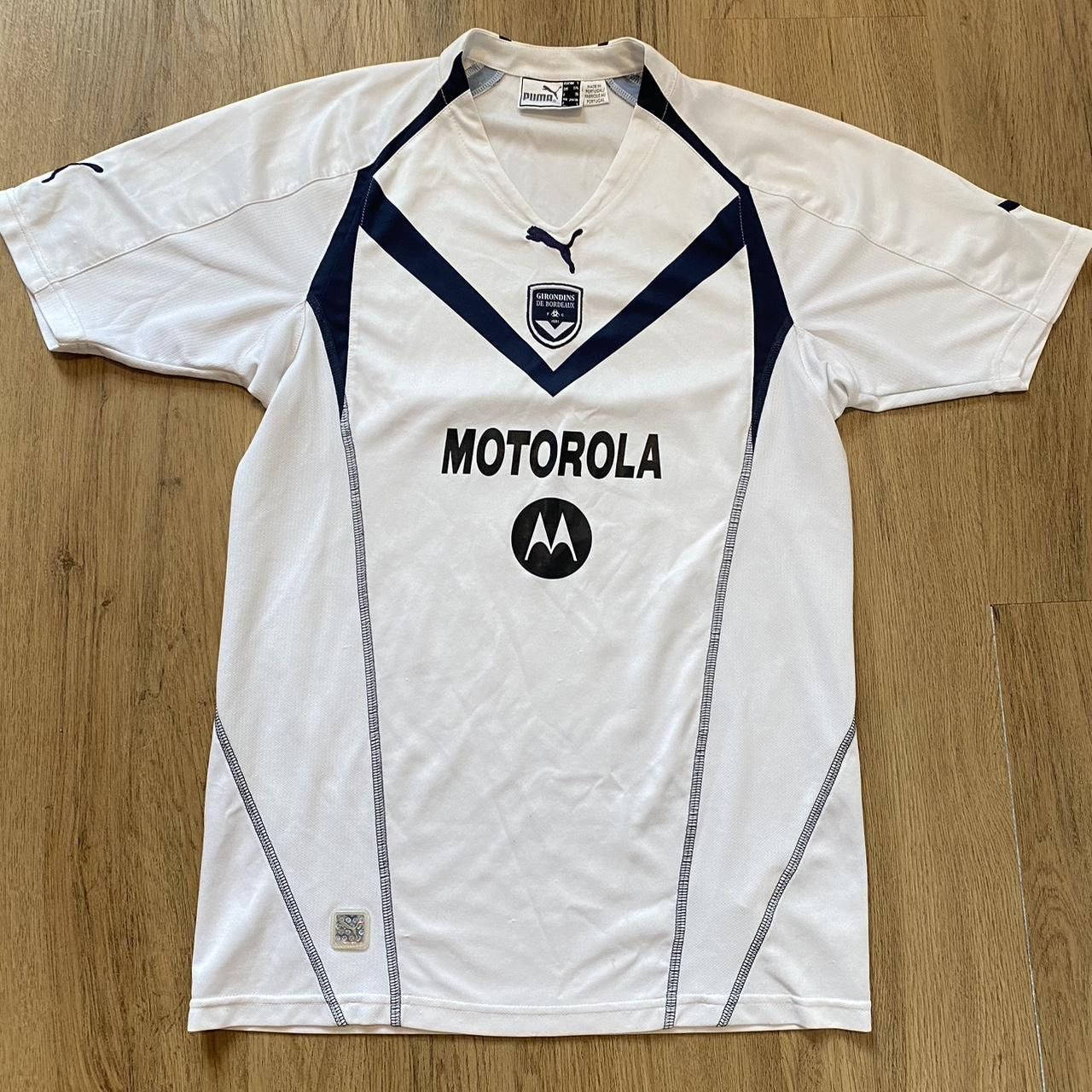 Puma 2004-05 Bordeaux Away Puma Football Shirt France Motorola | Grailed