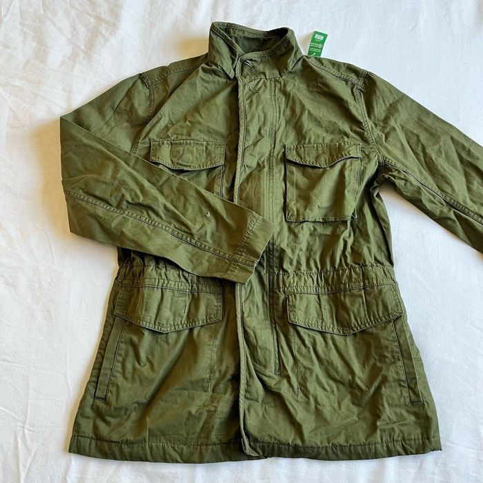 Gap GAP Men’s Military Field Utility Fatigue Jacket Green Poplin | Grailed