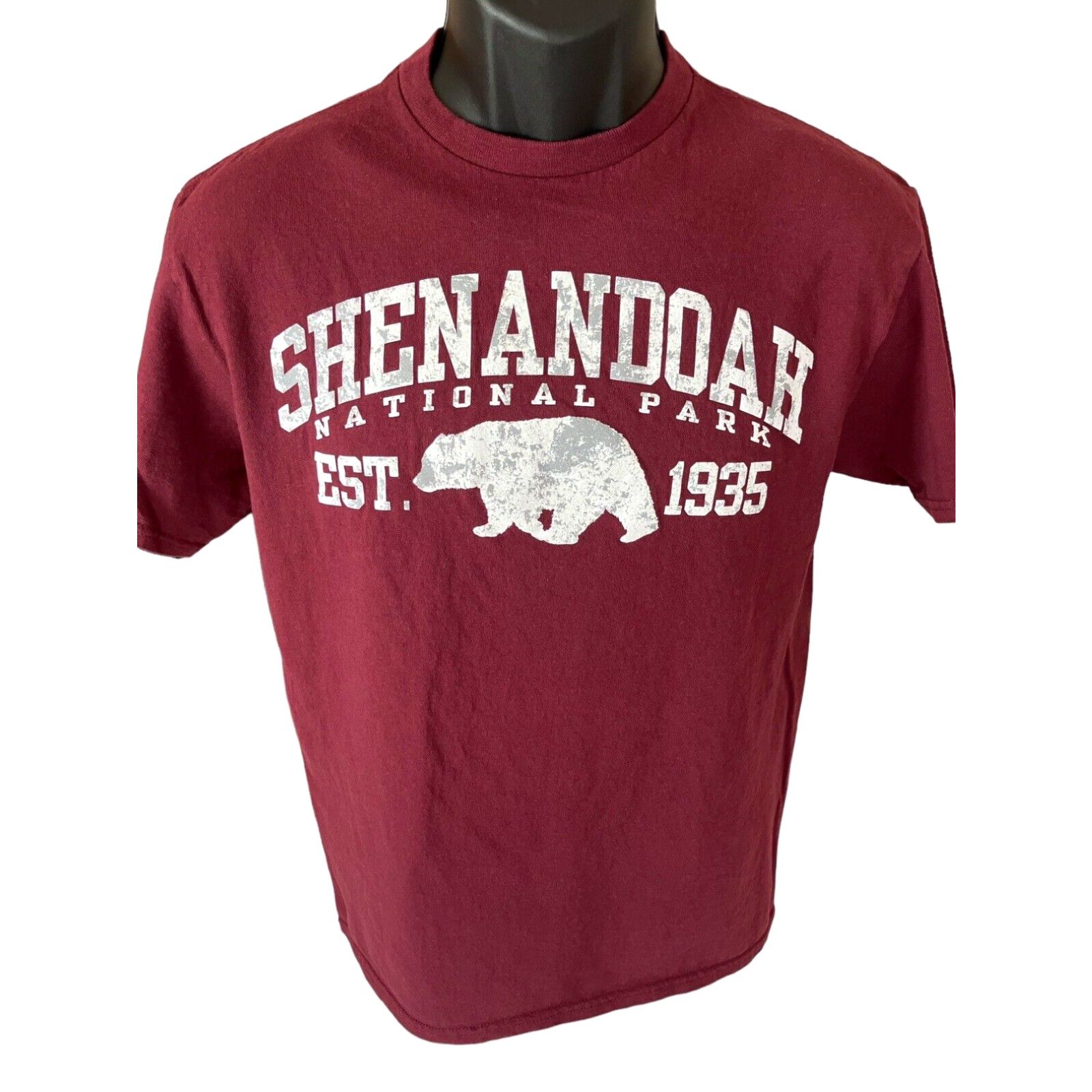 Vintage Shenandoah National Park T-Shirt Men's Medium Maroon Delta Pro ...