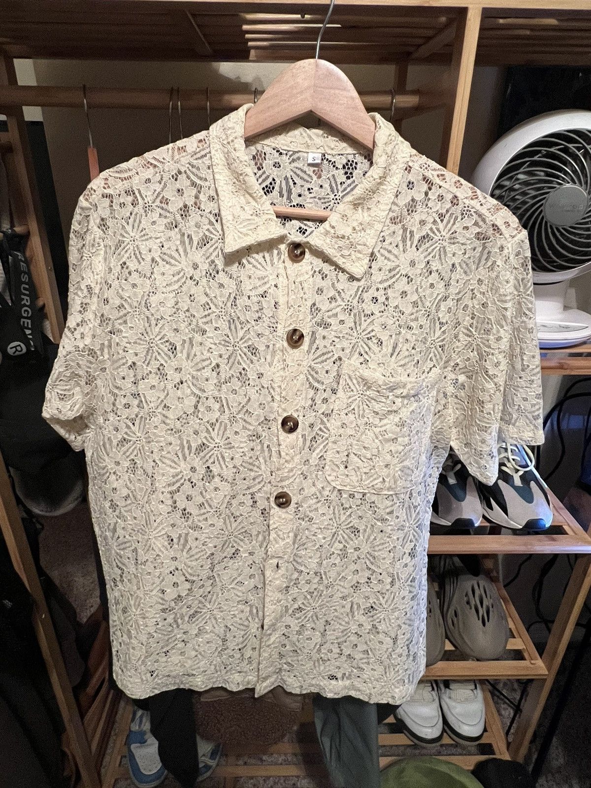 Mutimer Mutimer Floral Lace Shirt Size Small | Grailed