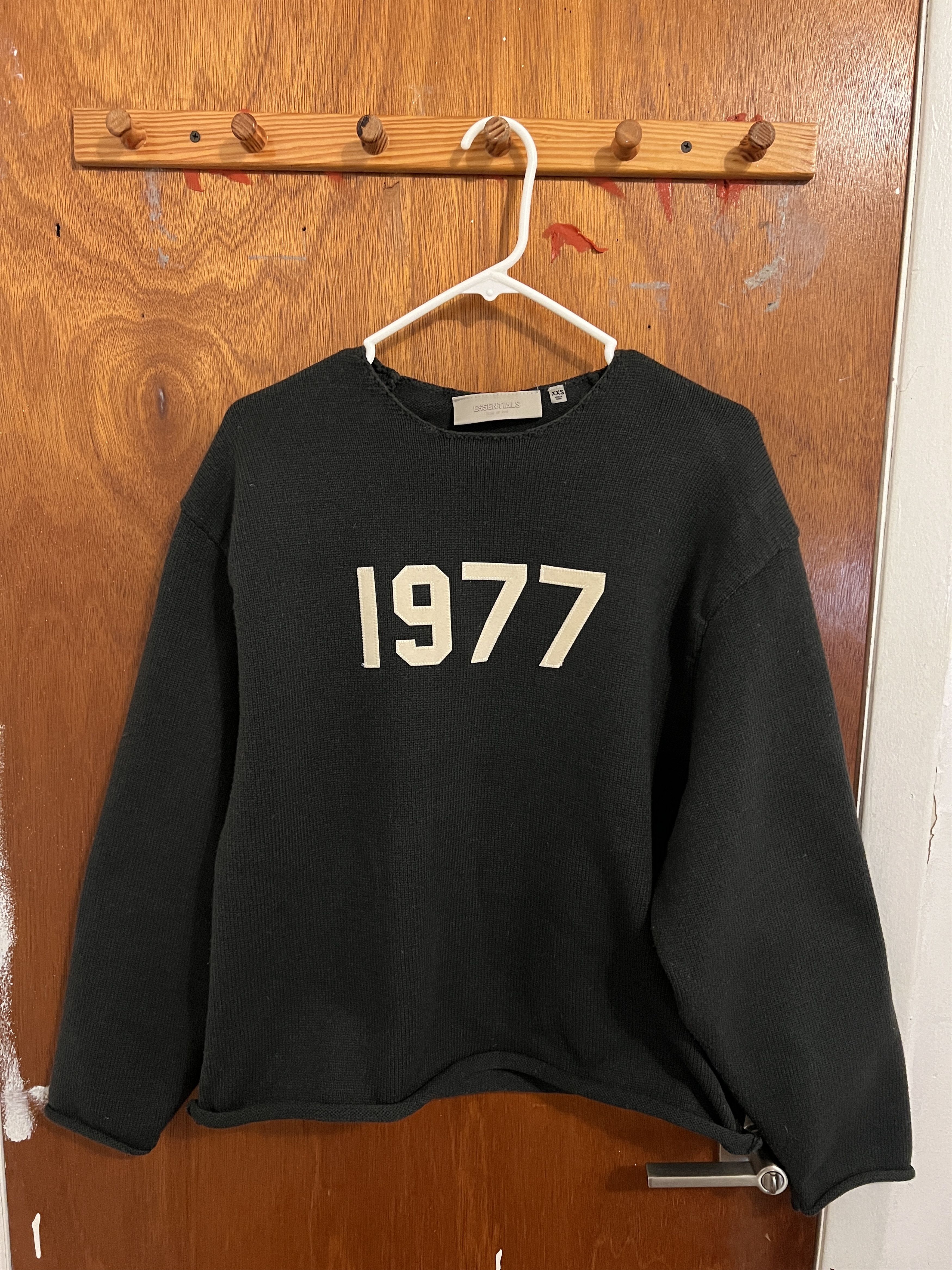 Fear of God Fear of God Essentials 1977 Raw edge knit sweater | Grailed