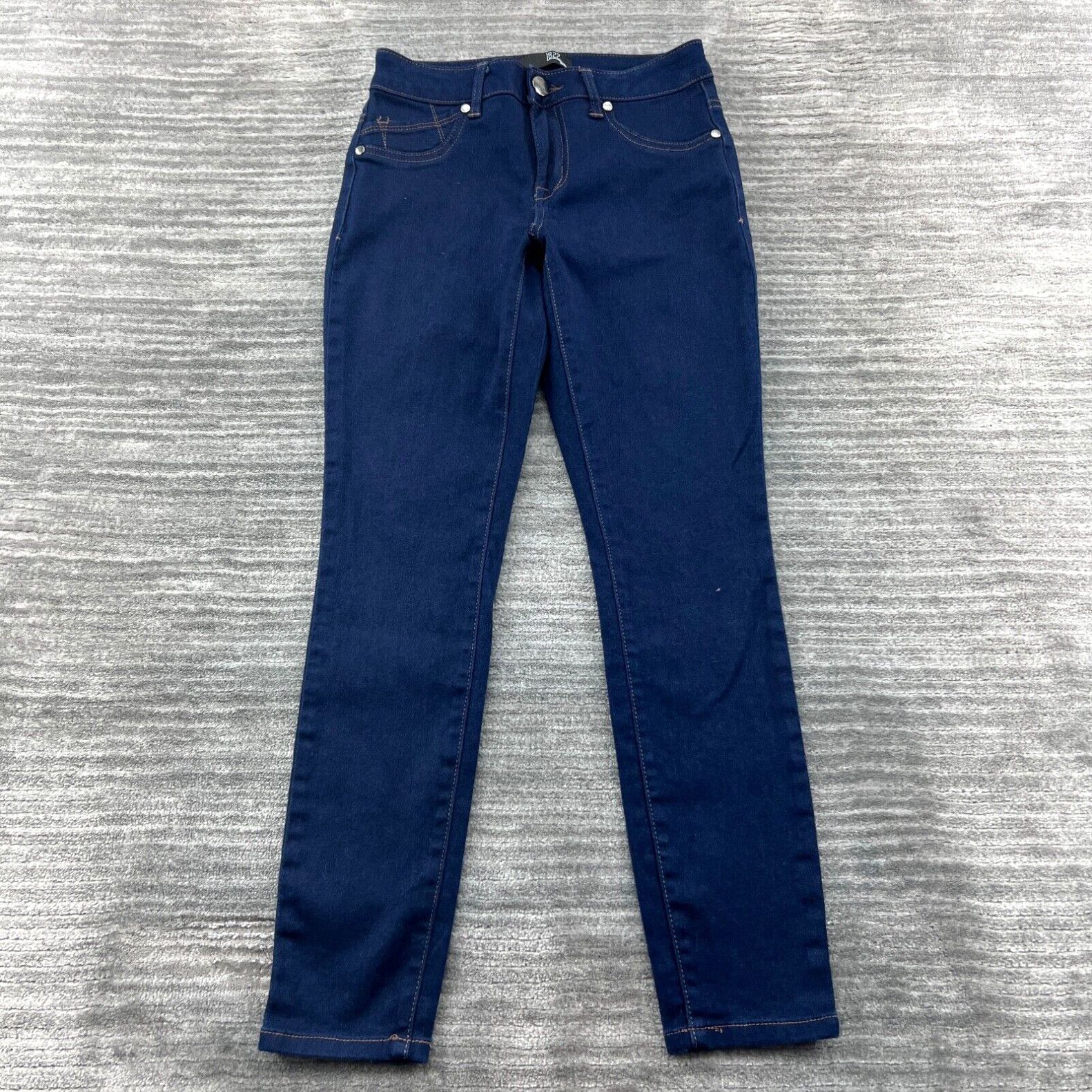 Vintage 1822 Denim Jeans Size 4 Womens Skinny Leg Low Rise Medium Wash ...
