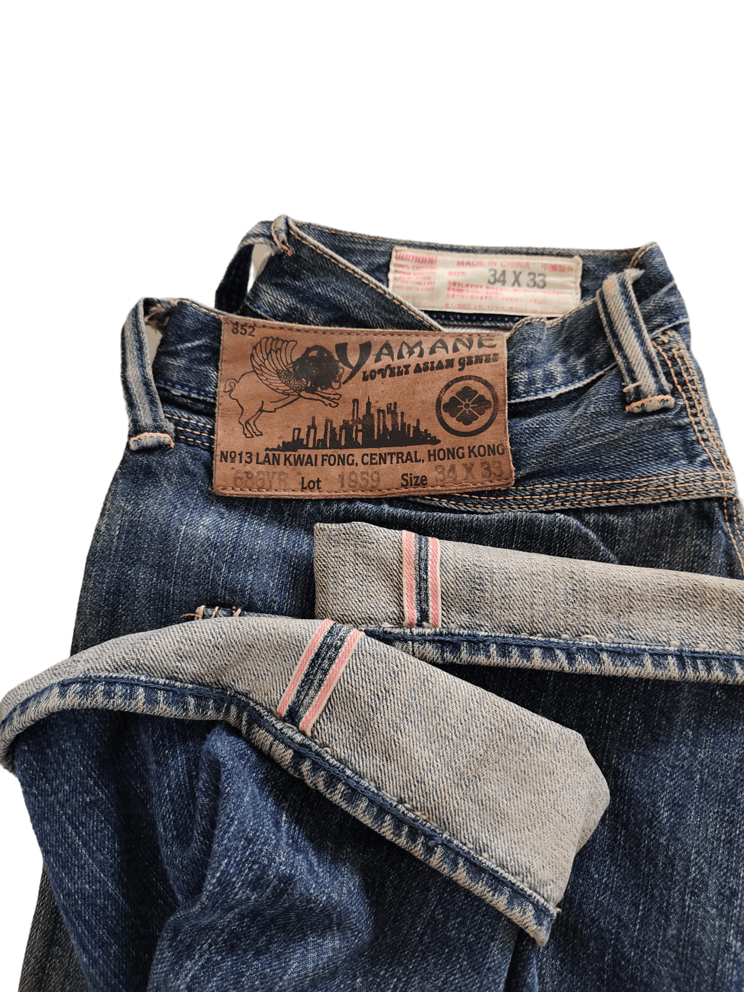Evisu × Vintage Yamane Evisu Calvin Leong Made Selvedge Denim Jeans ...