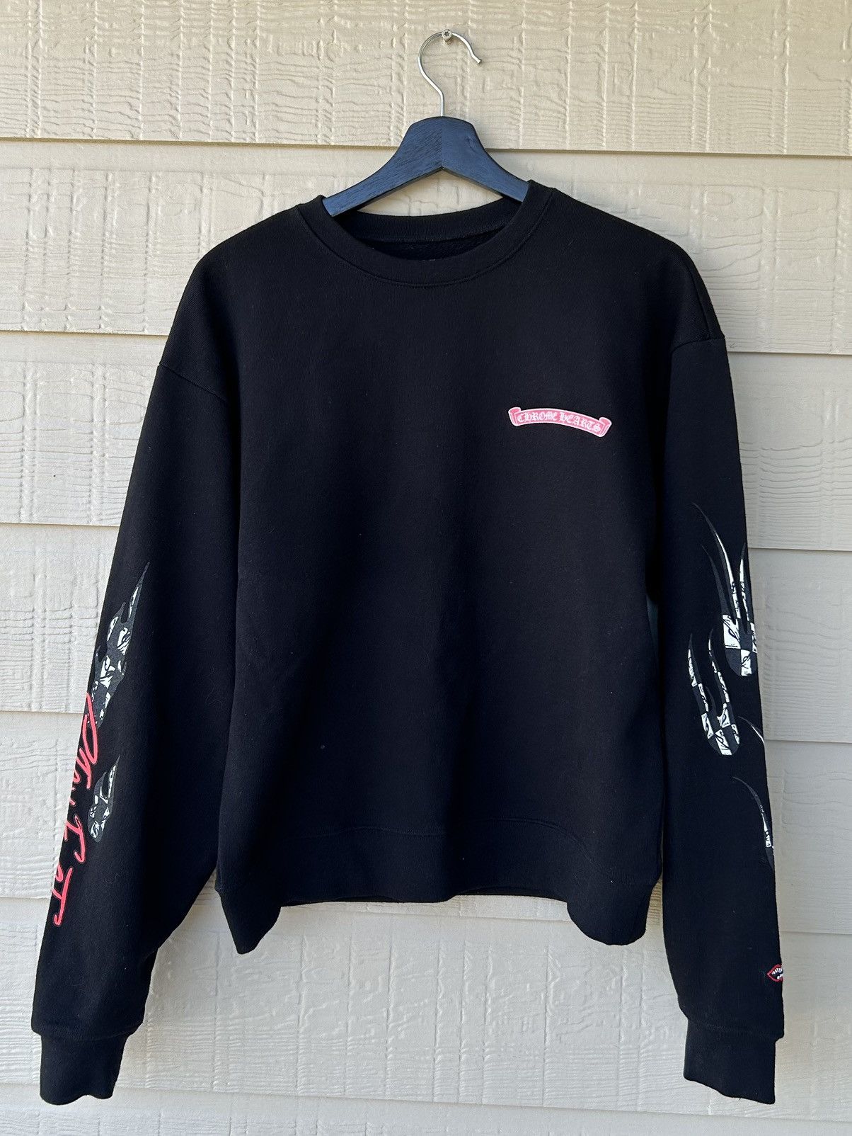 Chrome Hearts NEW CHROME HEARTS MATTY STAY FAST RACE TEAM CREWNECK ...