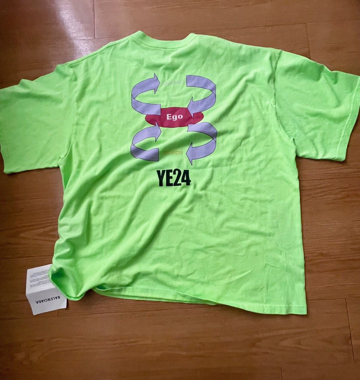 Balenciaga × Kanye West × Yeezy Season YE24 BALENCIAGA TEE | Grailed