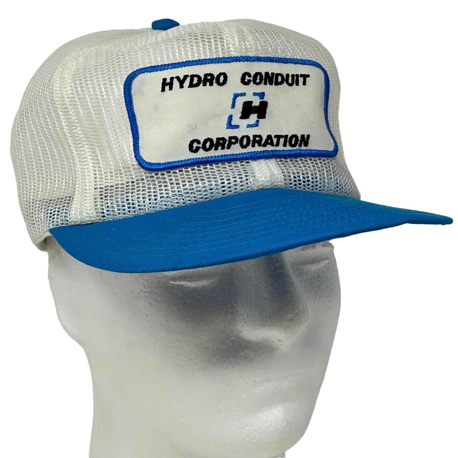 Vintage Hydro Conduit Corporation Vintage 90s Trucker Hat White Cap ...