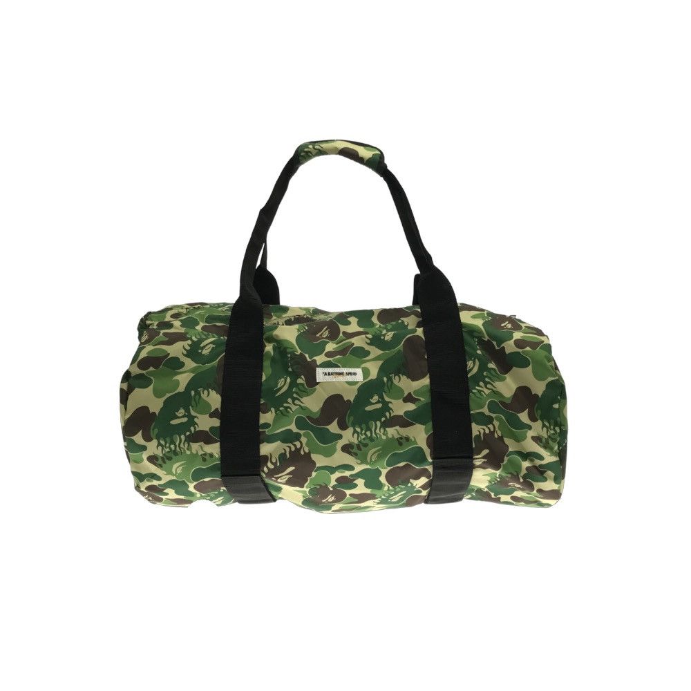 Bape Flame camo duffle bag | Grailed