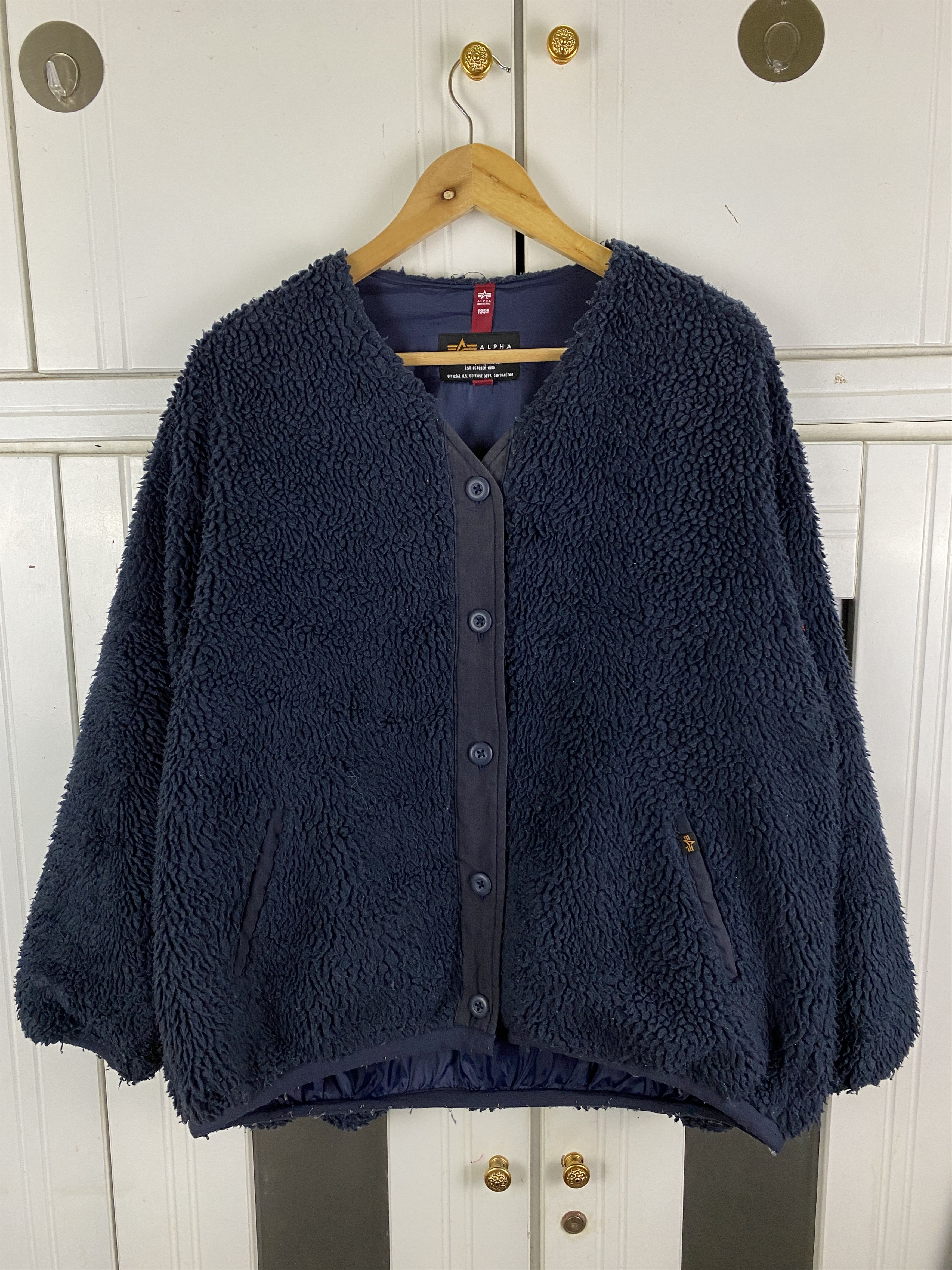 Alpha Industries × Military × Vintage Vintage Alpha Industries Fleece ...