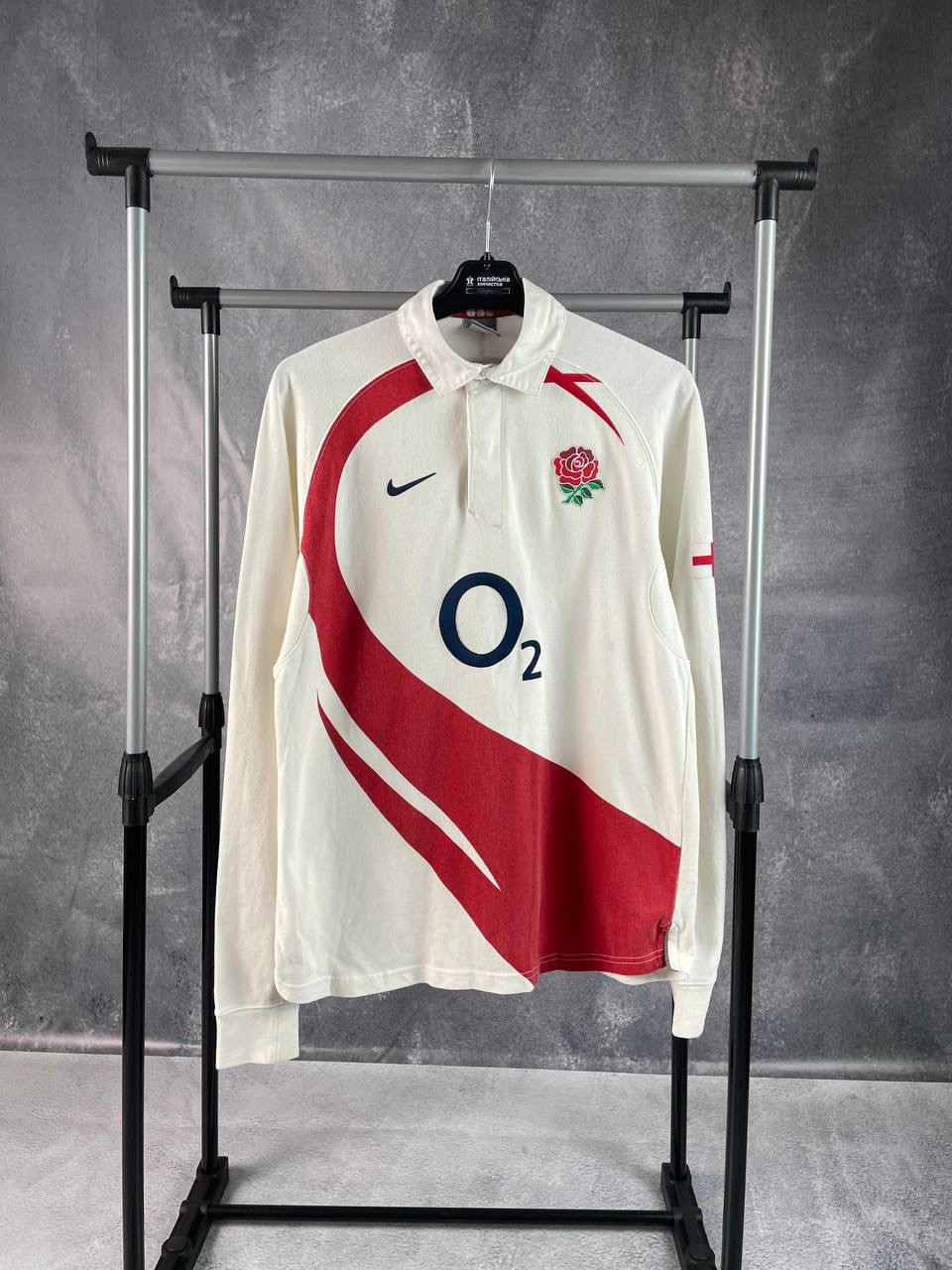 England Rugby League × Nike × Vintage Vintage Nike England Rugby o2 ...