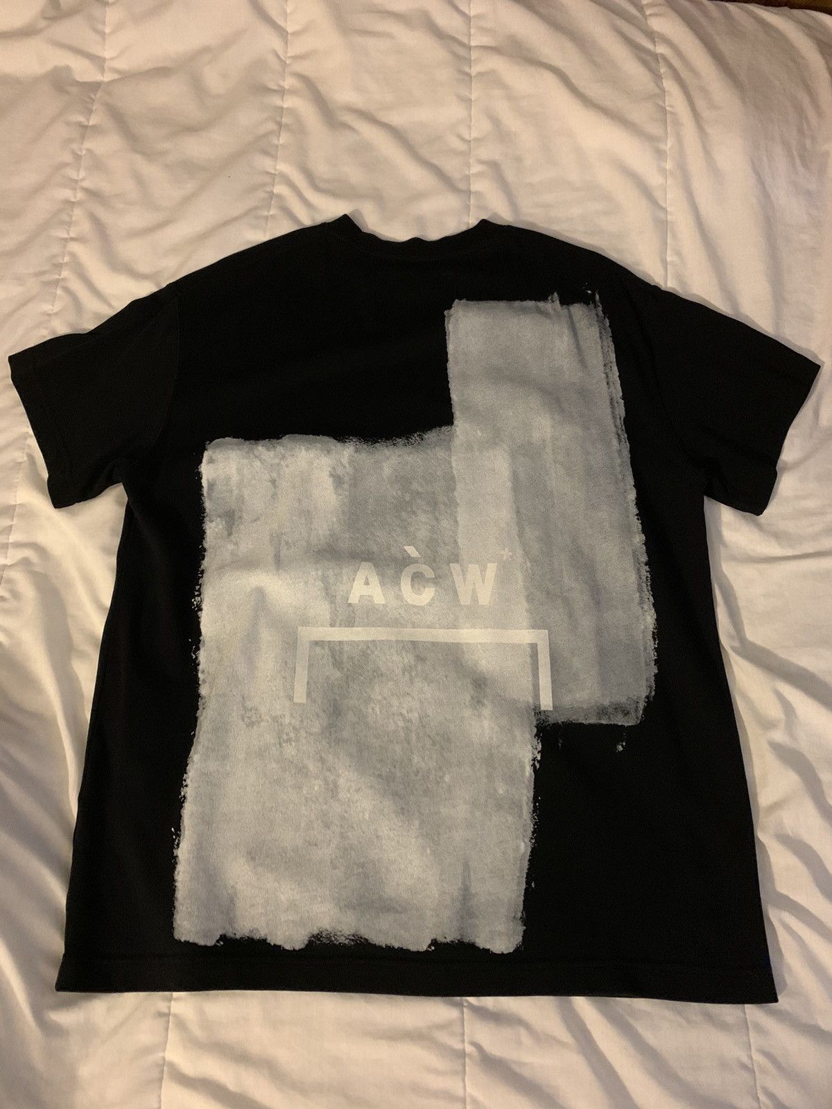 A Cold Wall A Cold Wall Paint Print T-Shirt Black | Grailed