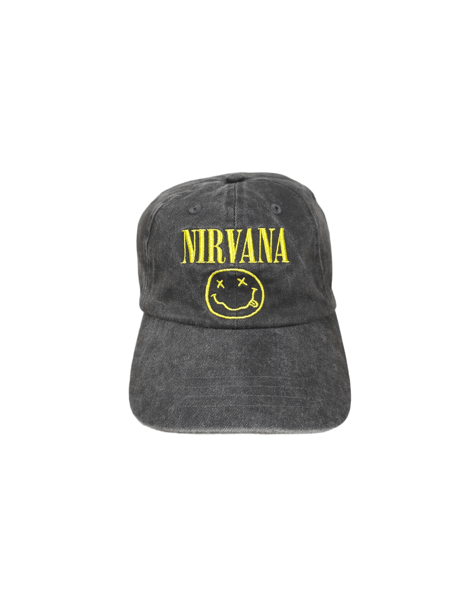 Kurt Cobain × Nirvana 💎 1990s Nevermind Nirvana Hat Cap Strap Back Gray ...