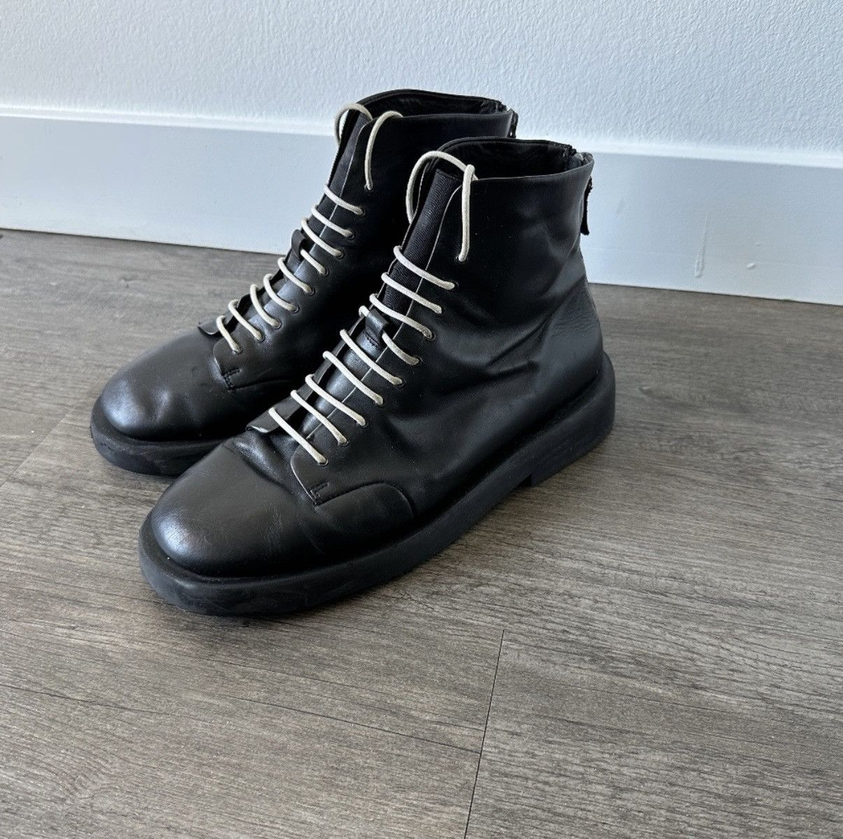 Marsell Marsèll Gommello Leather Combat Boots | Grailed