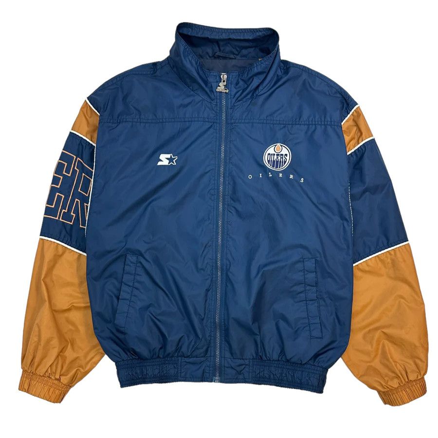 Vintage VINTAGE EDMONTON OILERS STARTER JACKET | Grailed