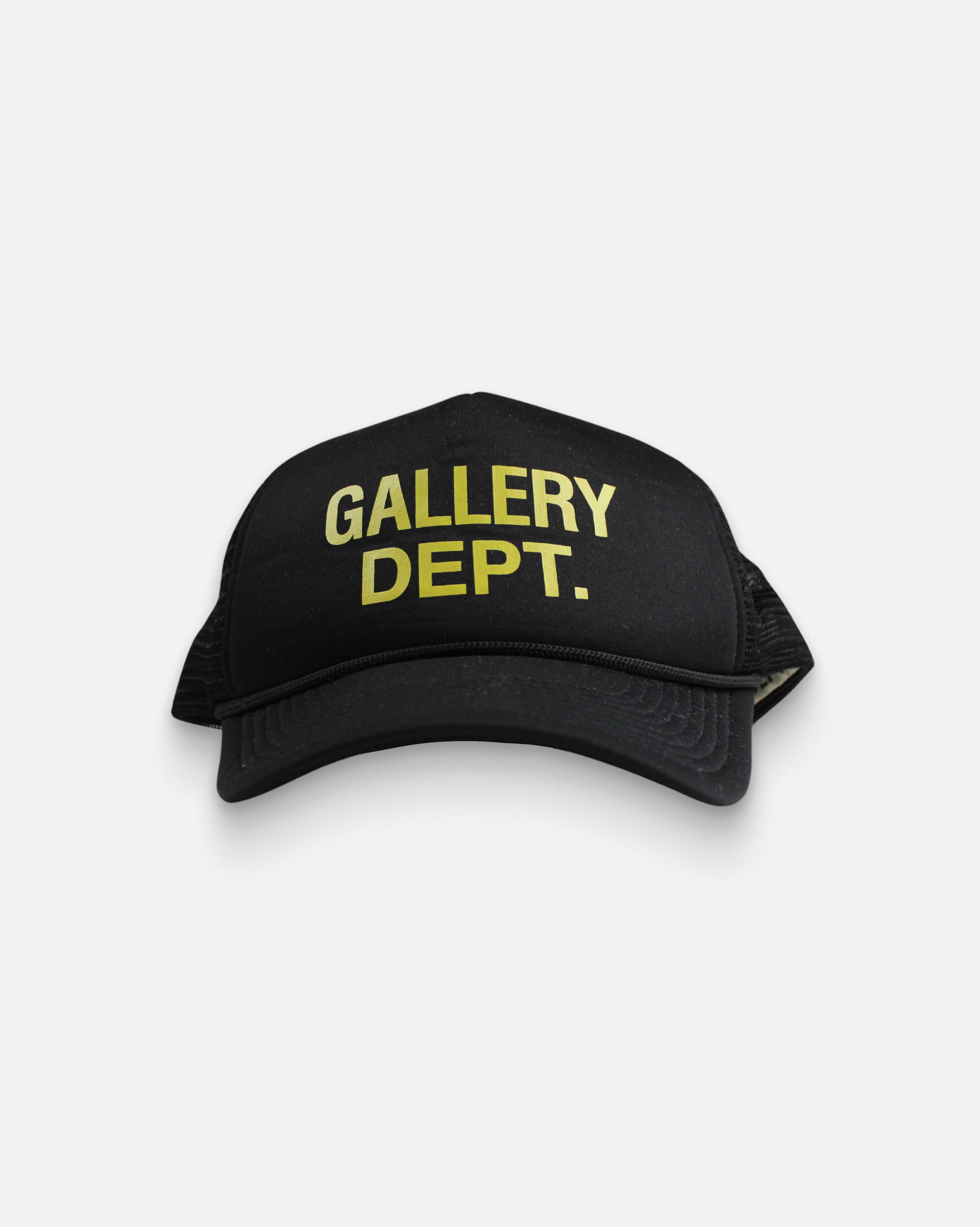 Gallery Dept. Gallery Dept. Yellow Logo Black Cap | Grailed