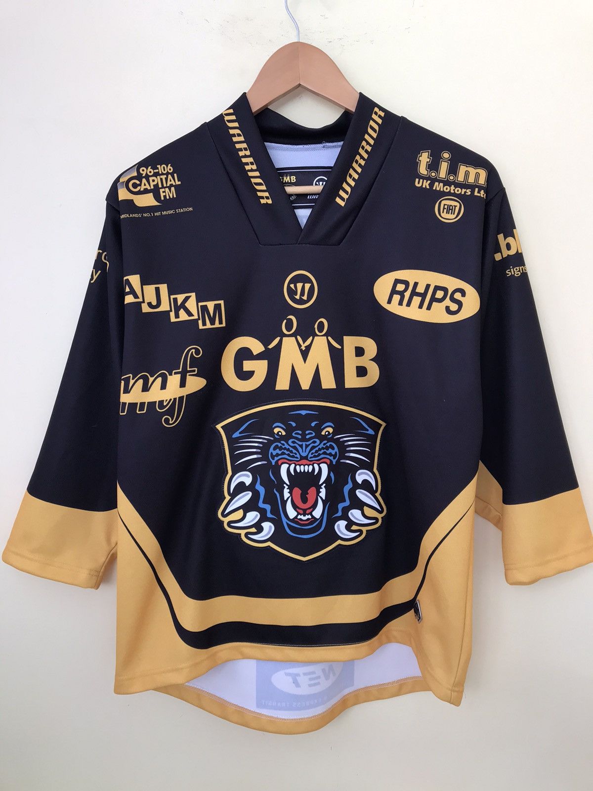 Hockey Jersey × Sportswear × Warrior Nottingham Panthers Warrior EIHL ...