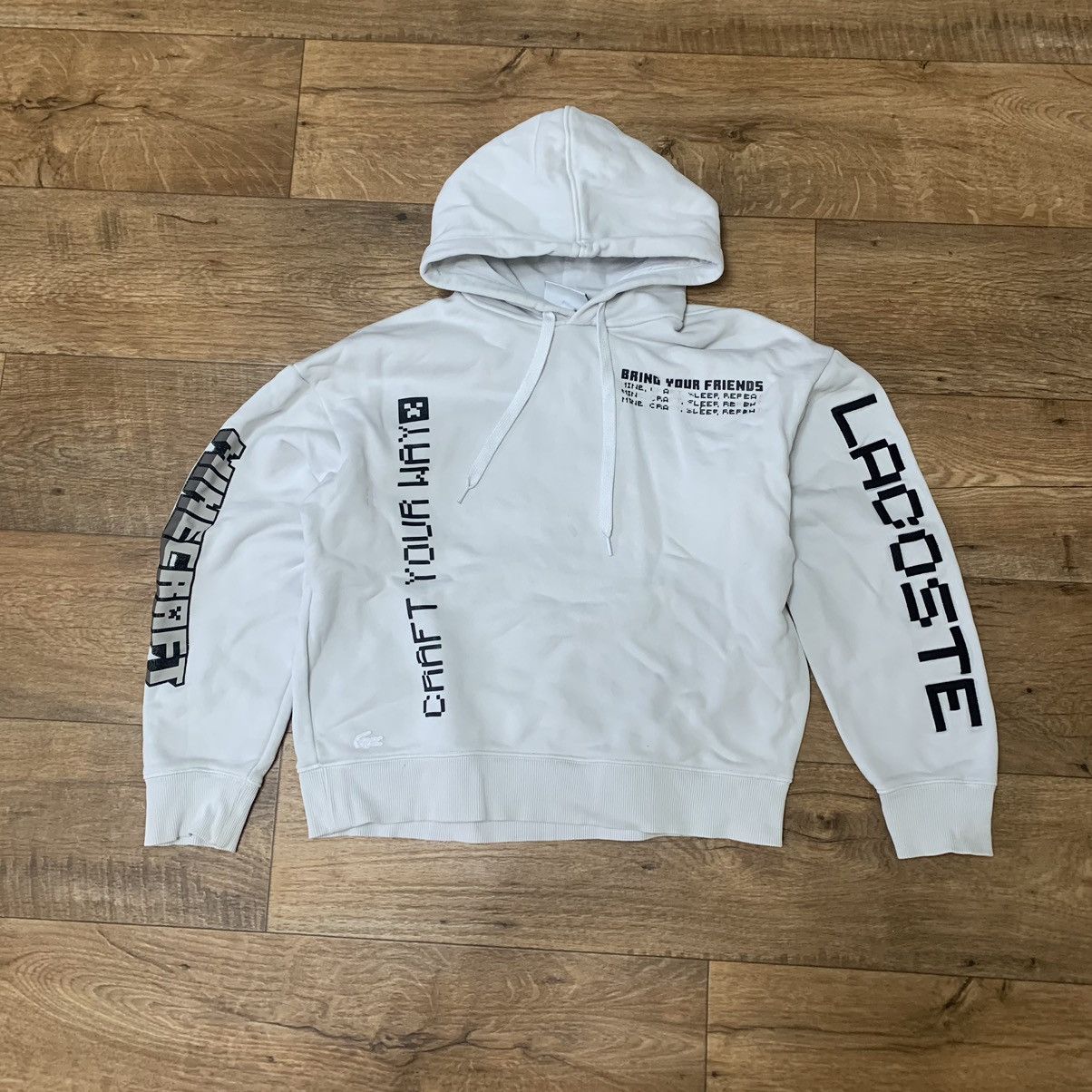 Lacoste Lacoste Minecraft Limited Edition Collab Hoodie Sweatshirt ...