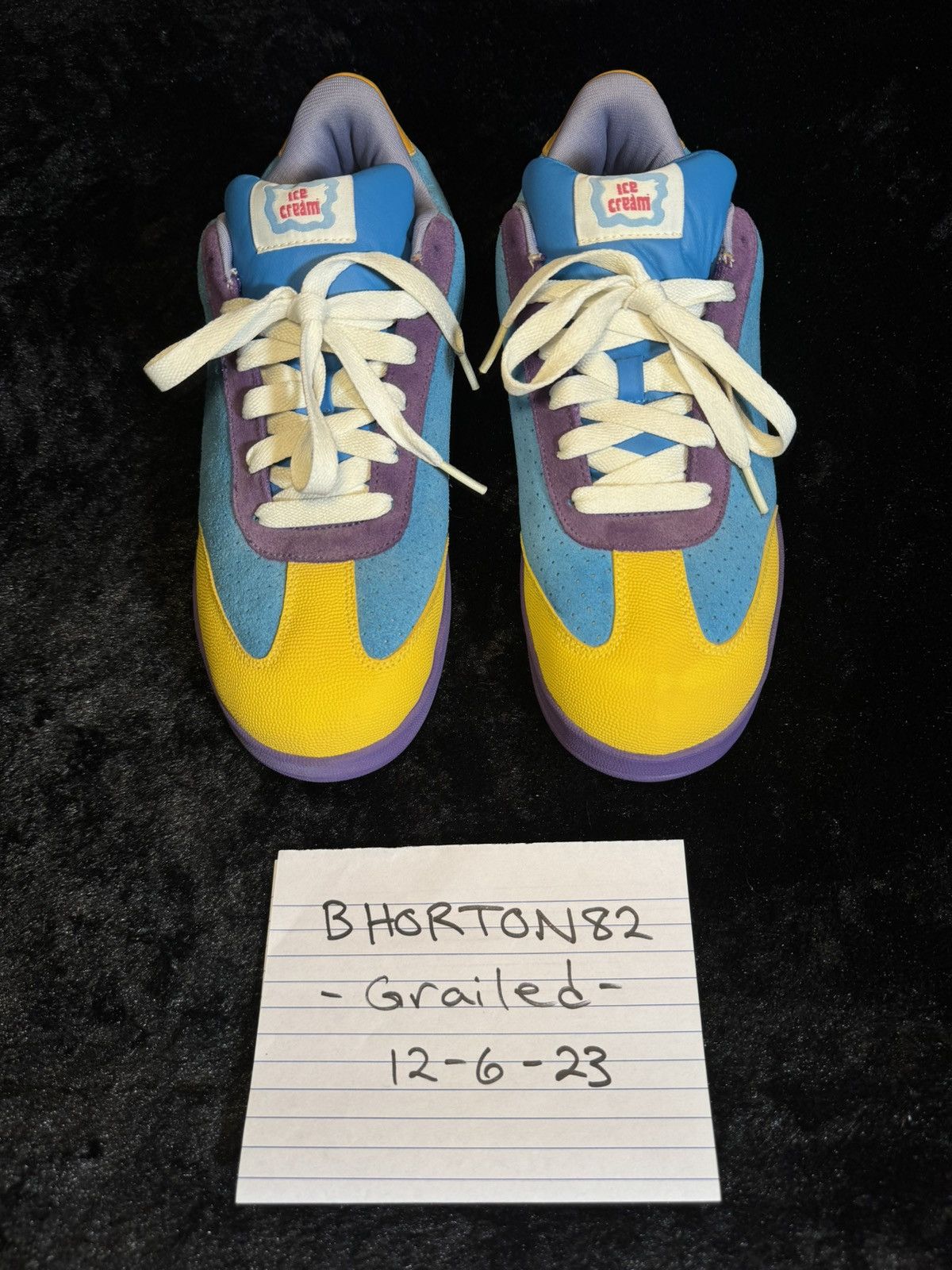 Icecream × Reebok Ice Cream Board Flip Blue Yellow Purple | Grailed